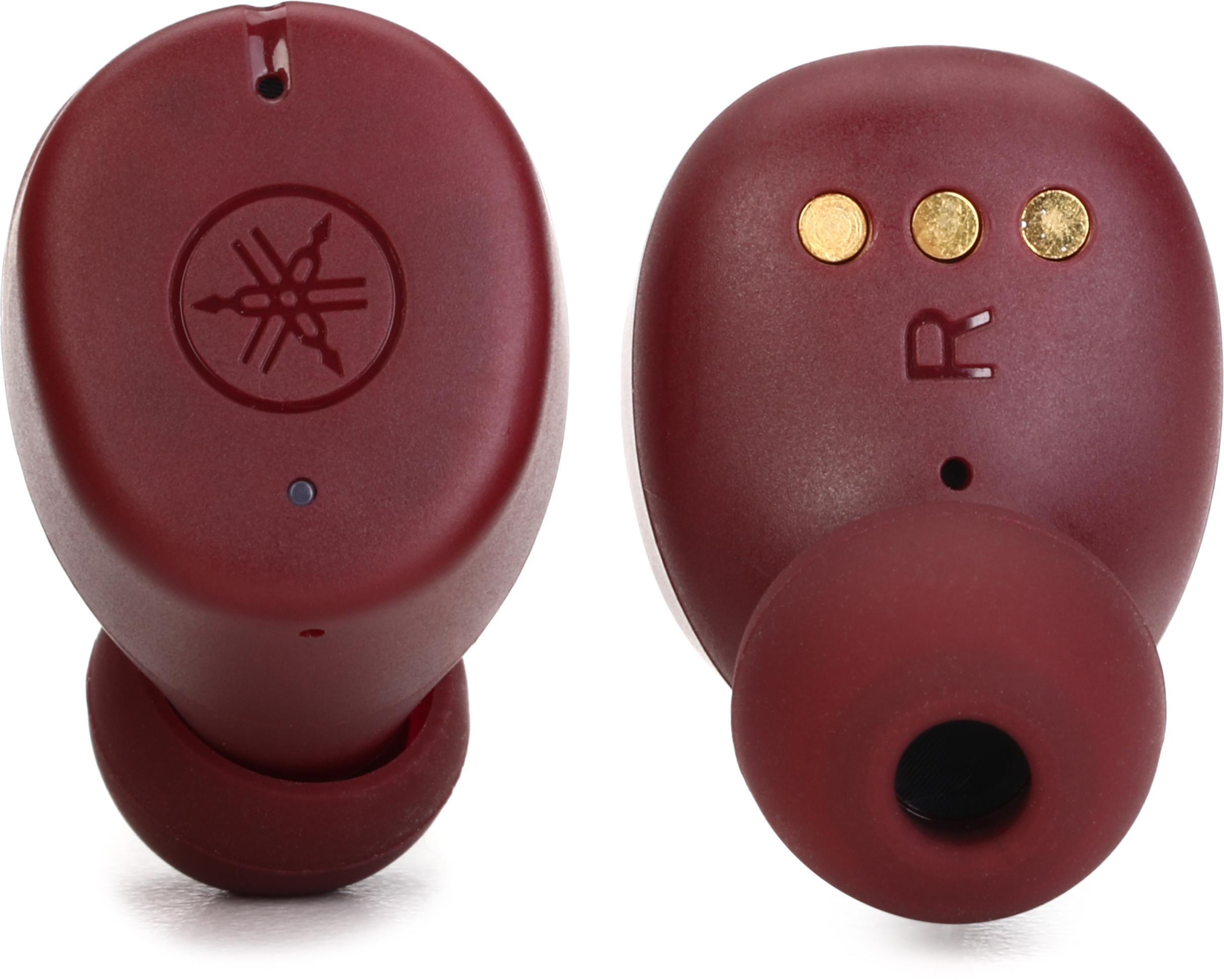 Yamaha TW-E3C Wireless Earbuds - Red | Sweetwater