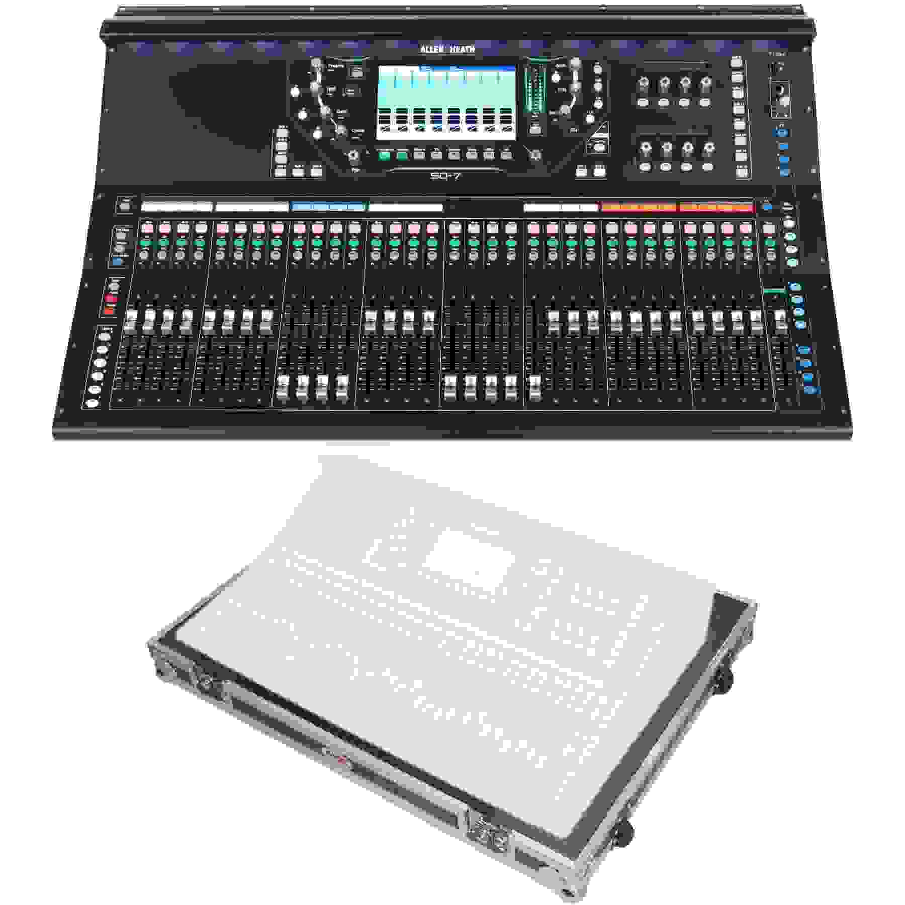 Allen & Heath SQ-7 48-channel Digital Mixer and Road Case | Sweetwater