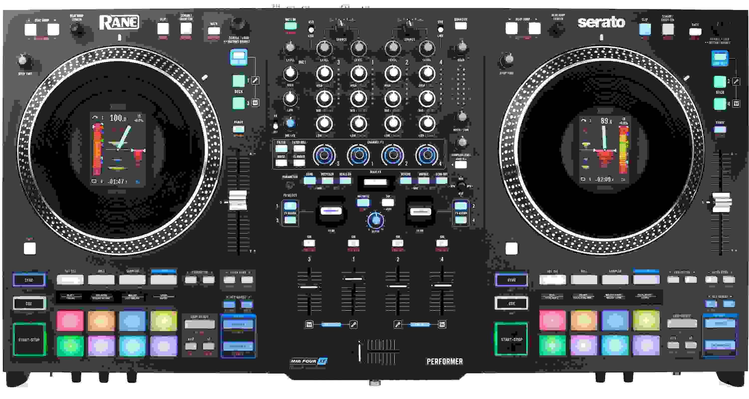 Rane Performer 4-channel Motorized DJ Controller | Sweetwater