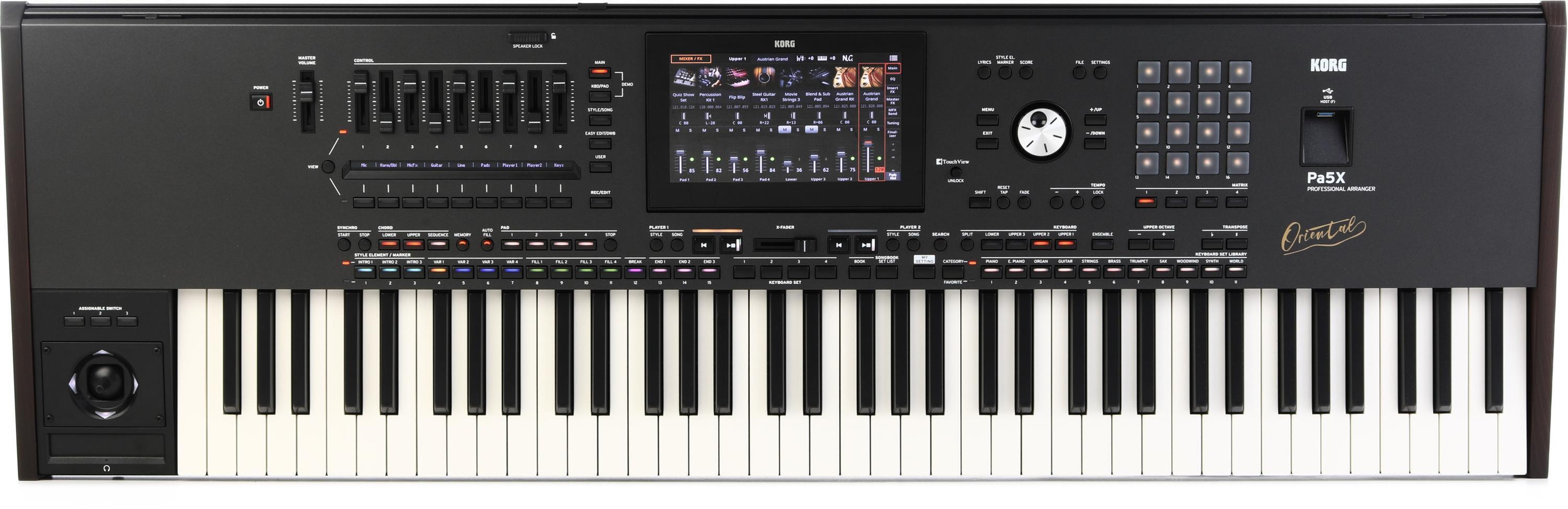 Korg Pa5X Oriental 76 Professional Arranger Workstation | Sweetwater