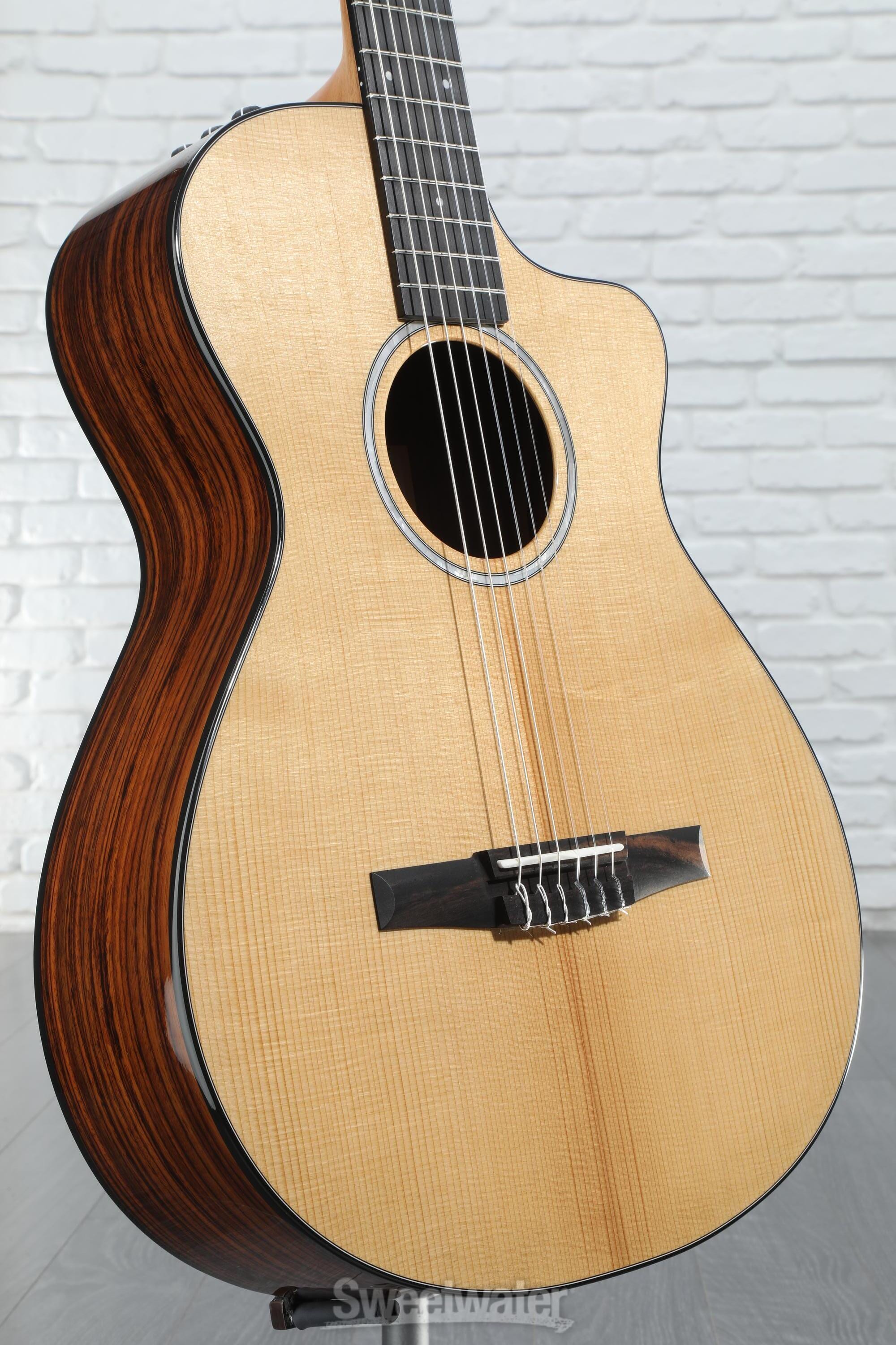 Taylor 212ce-N Plus Grand Concert Acoustic-electric Nylon-string Guitar ...