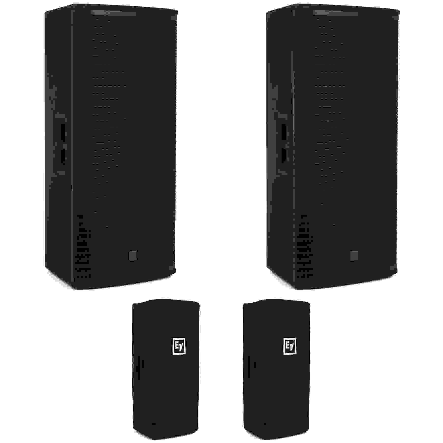 Electro-Voice ETX-35P 2000W 15-inch 3-way Powered Speaker Pair With ...