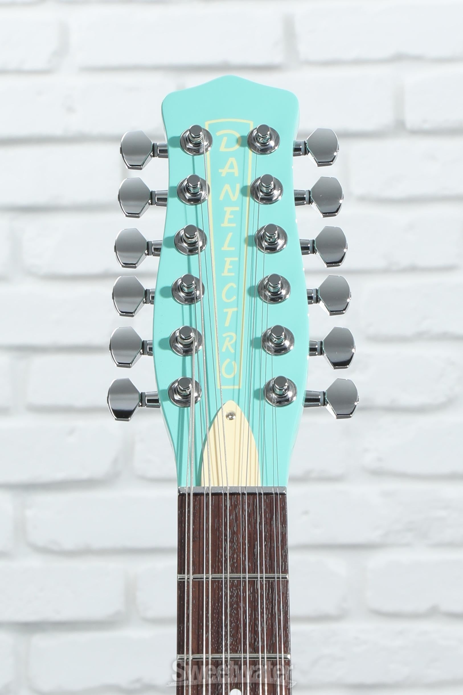 Danelectro Vintage 12 String Electric Guitar - Dark Aqua | Sweetwater