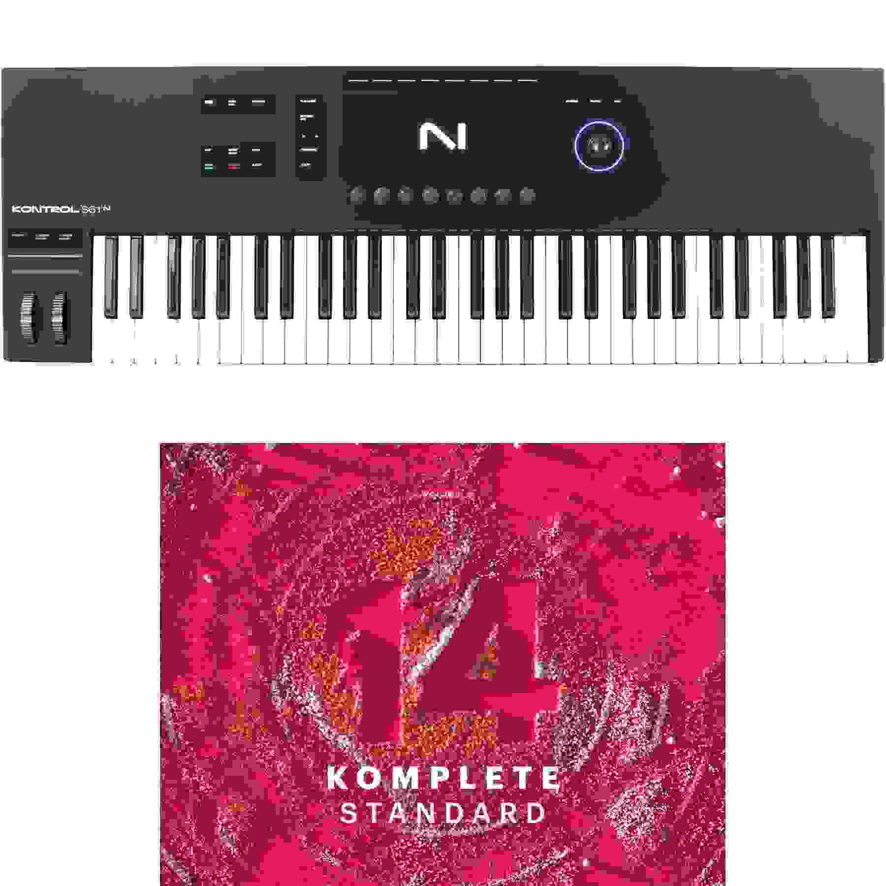 Native Instruments Kontrol S61 Mk3 61-key Smart Keyboard Controller ...
