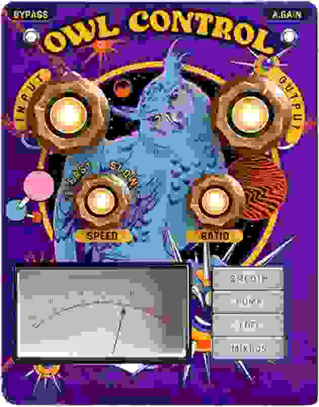 Safari Pedals Owl Control Compressor Plug-in | Sweetwater