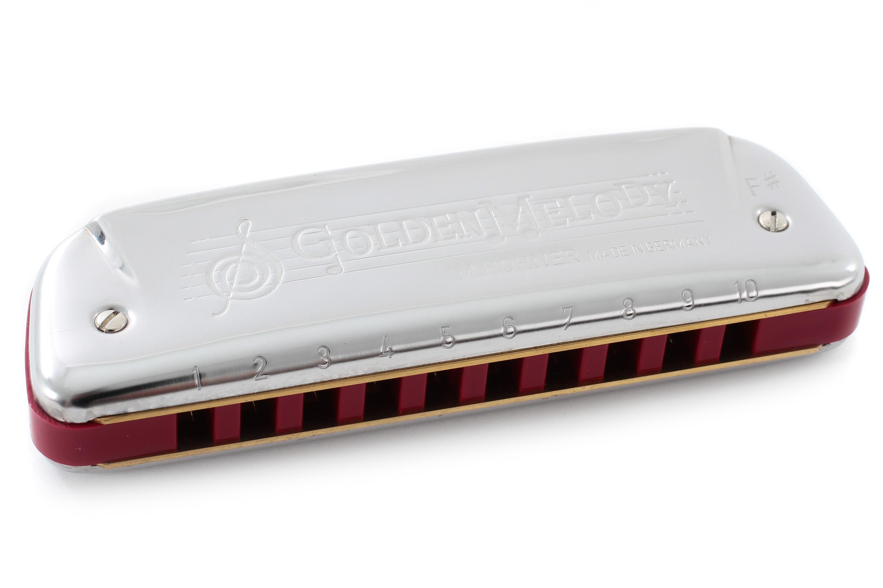 Hohner Golden Melody Harmonica - Key of F Sharp | Sweetwater