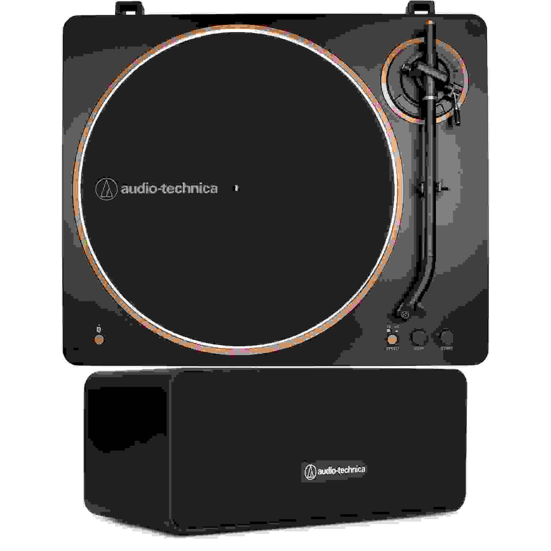 Audio-Technica AT-LP70XBT Belt-drive Turntable with AT-SP65XBT Portable ...