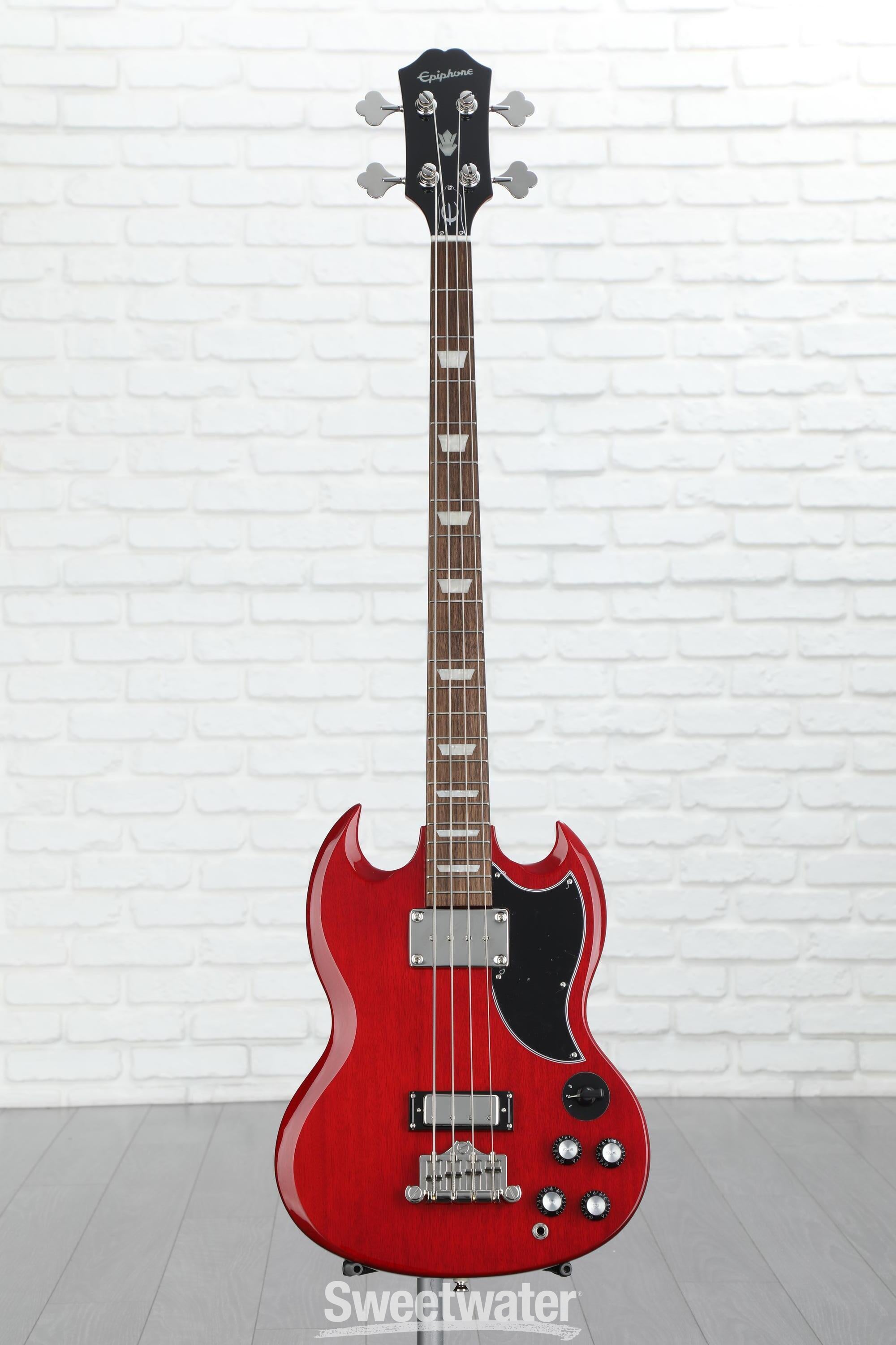 Epiphone EB-3 Bass Guitar - Cherry | Sweetwater