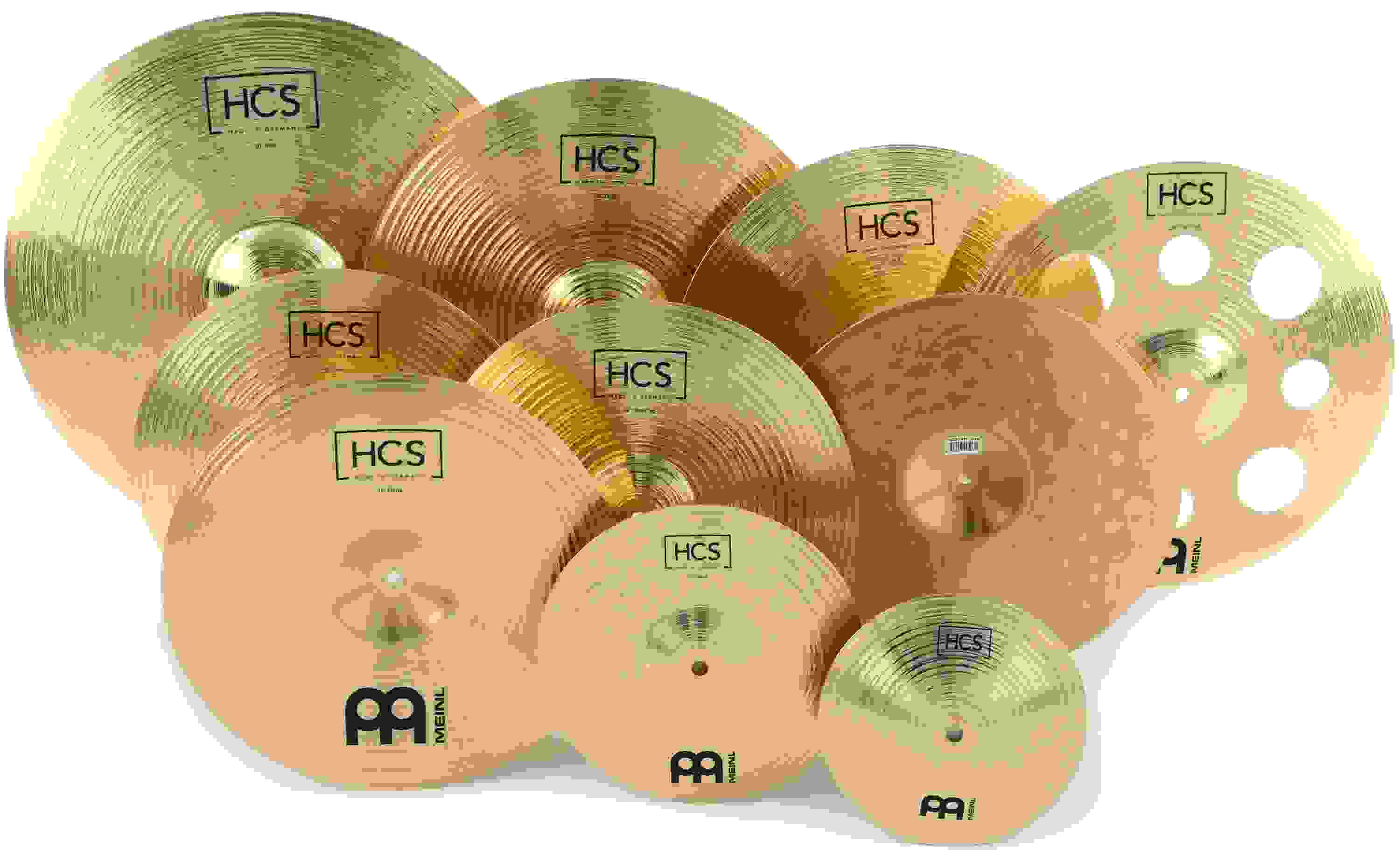 Meinl Cymbals Ultimate Set - 8/10/14/14/14/16/18/20 inch - with Free 16 inch Trash Crash ...