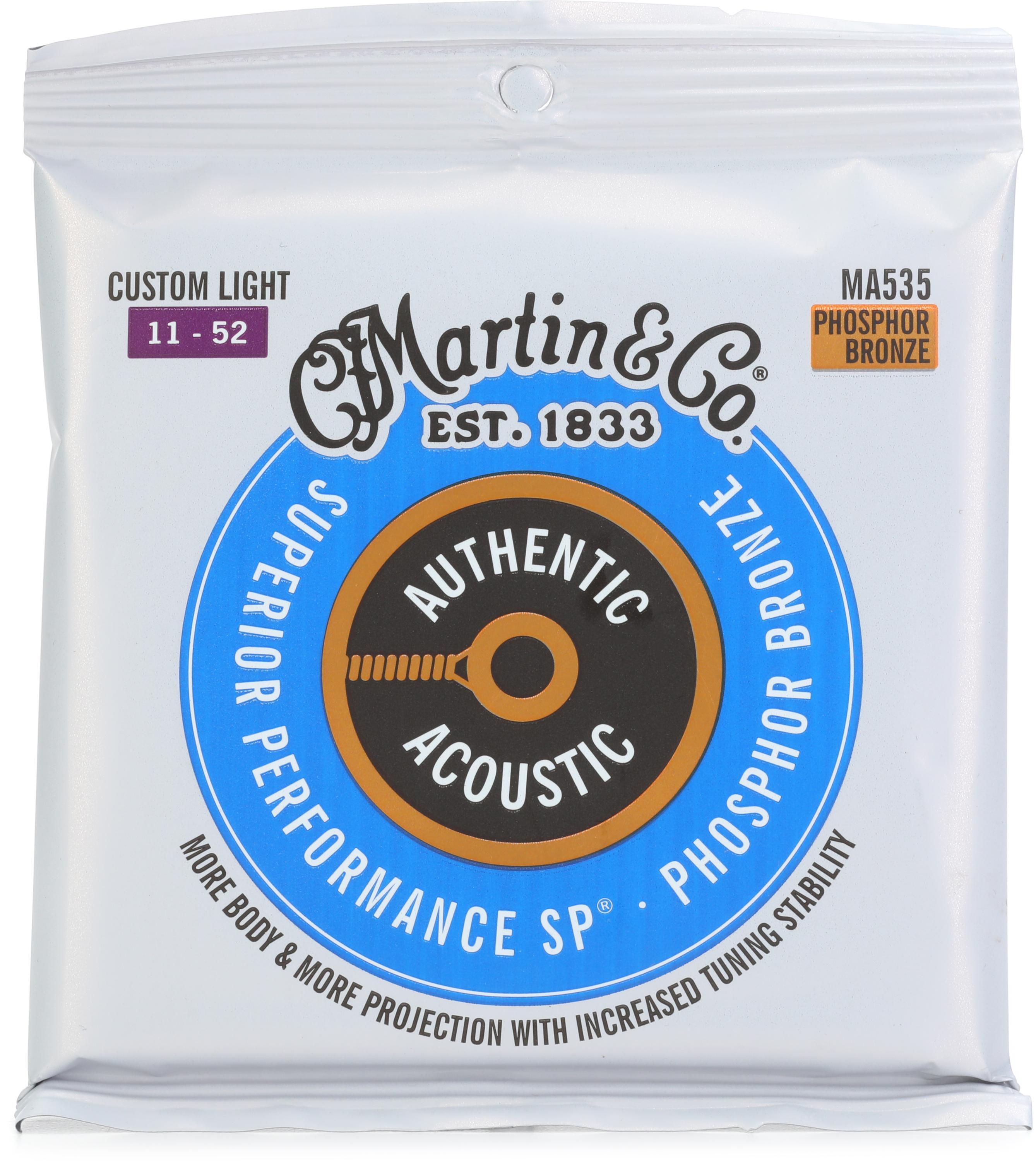 Martin MA535 Authentic Acoustic Superior Performance 92/8 Phosphor ...