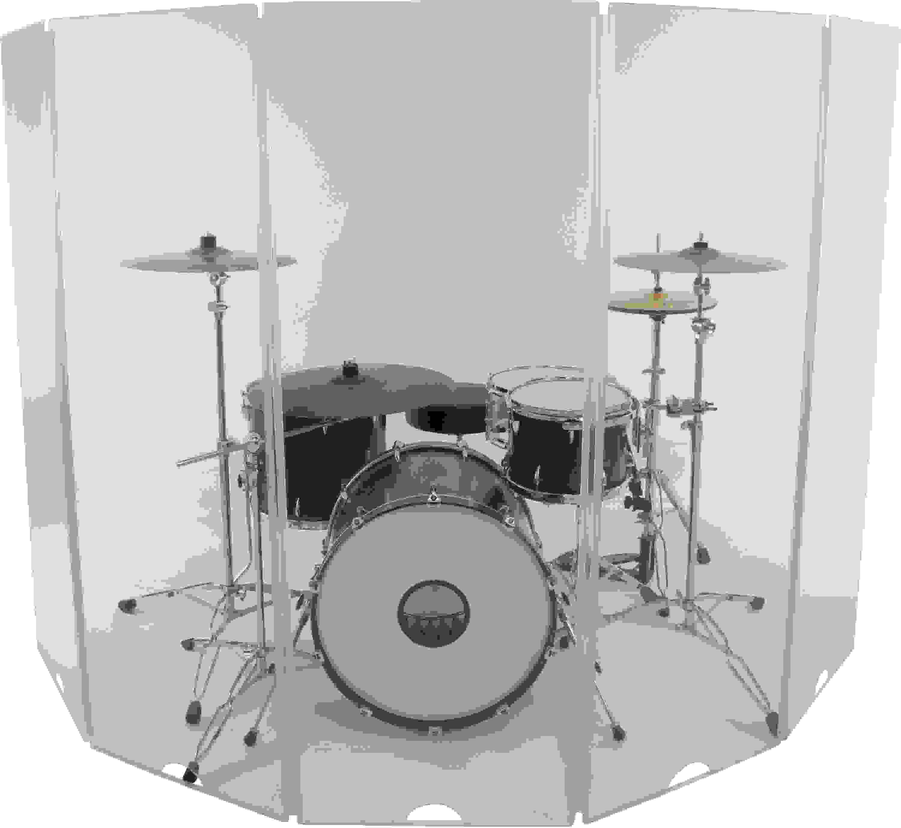 Sound Shields VDS-5-K 5.5 foot Tall 10 foot Wide 5 Section Acrylic ...