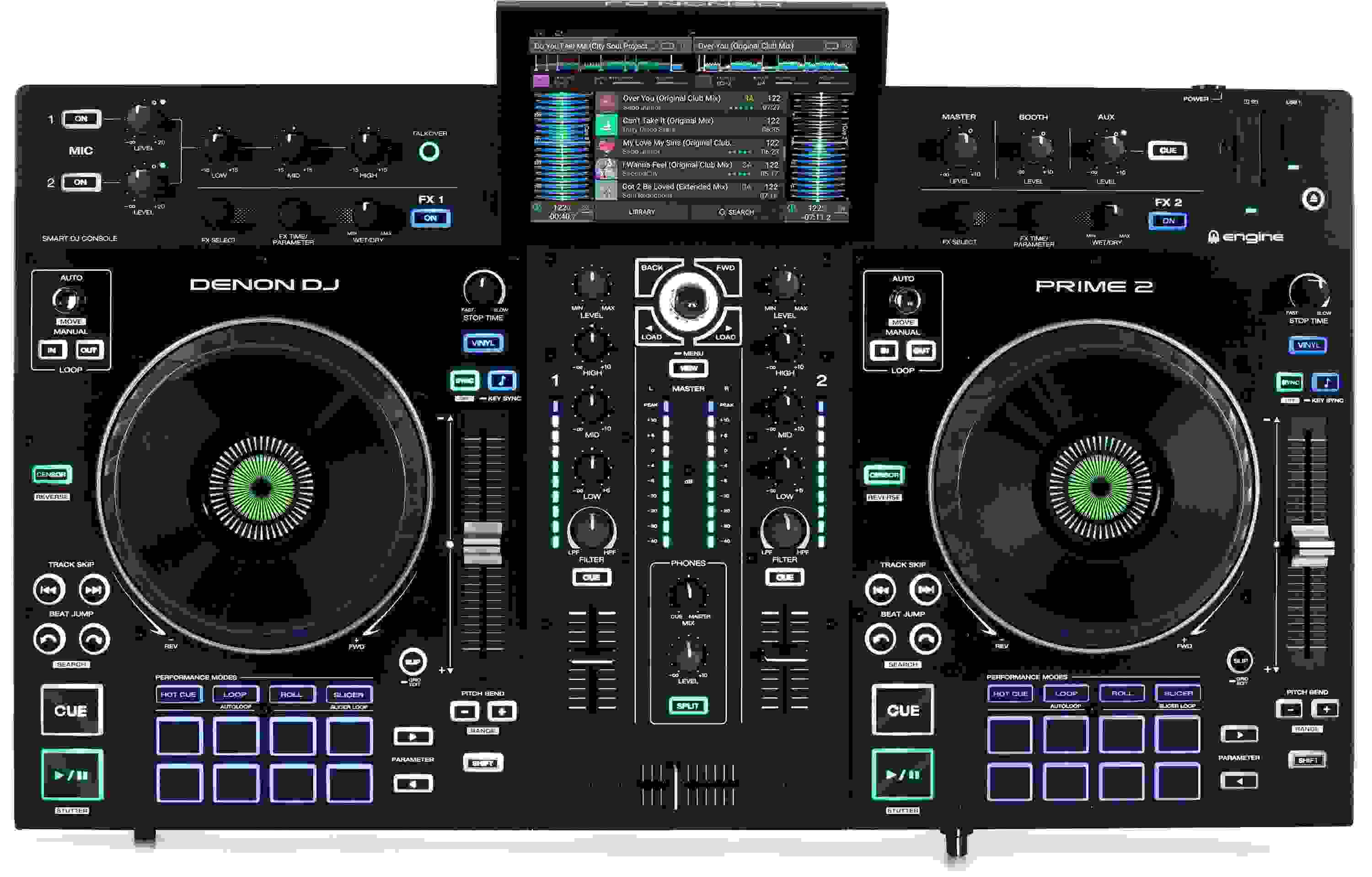 Denon DJ Prime 2 Standalone DJ System with Touchscreen | Sweetwater