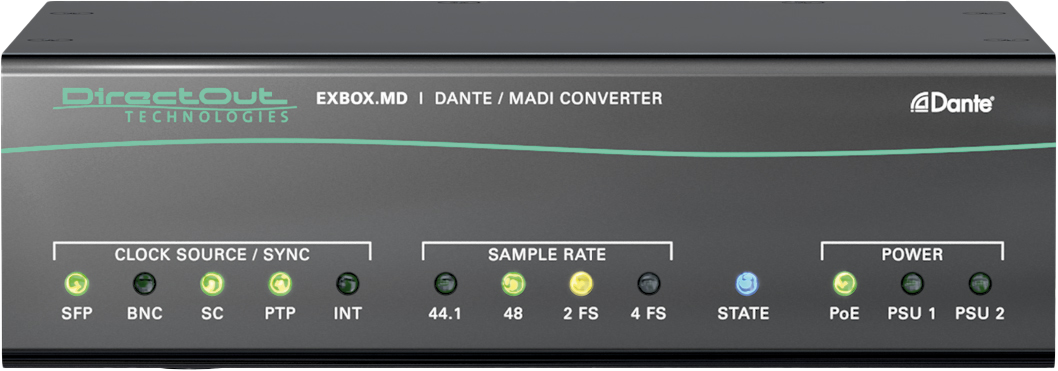 DirectOut EXBOX.MD Dante/MADI Converter | Sweetwater