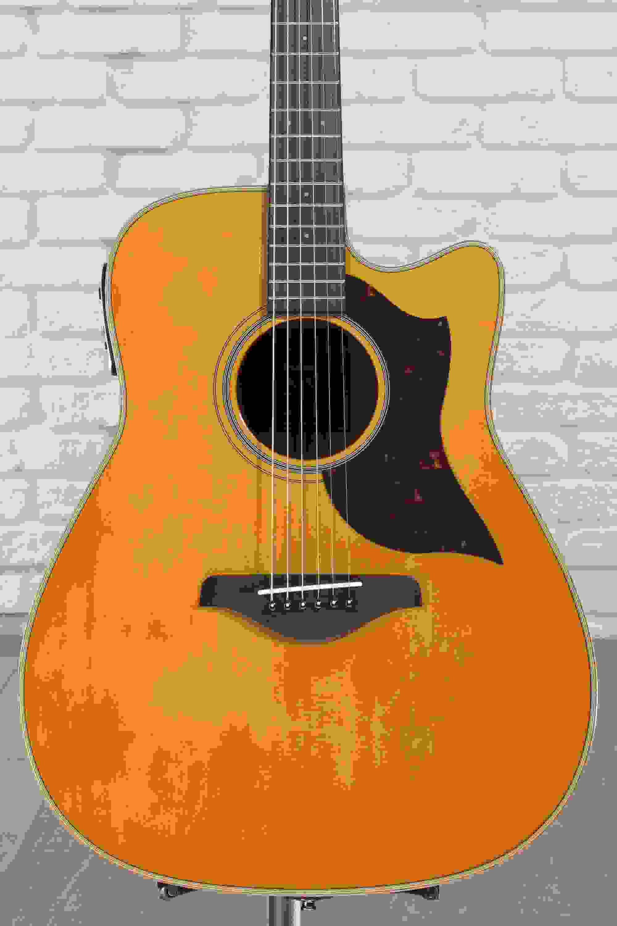 Yamaha A1R Acoustic-electric Guitar - Vintage Natural Reviews | Sweetwater