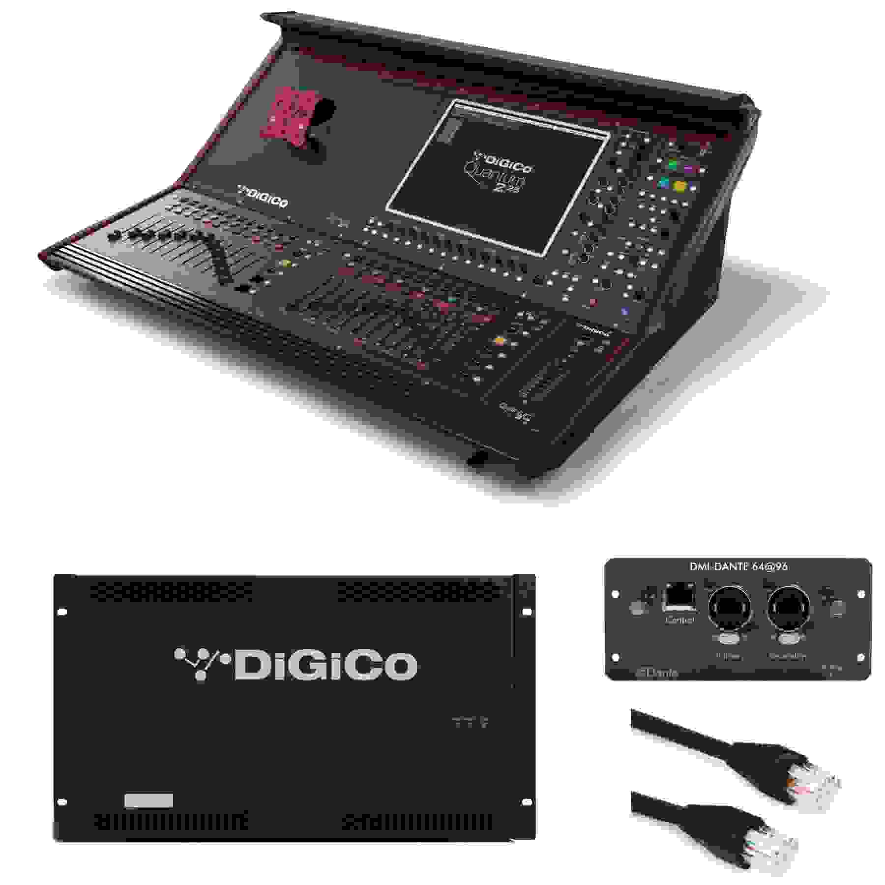 DiGiCo Q225 Dante Install Package | Sweetwater