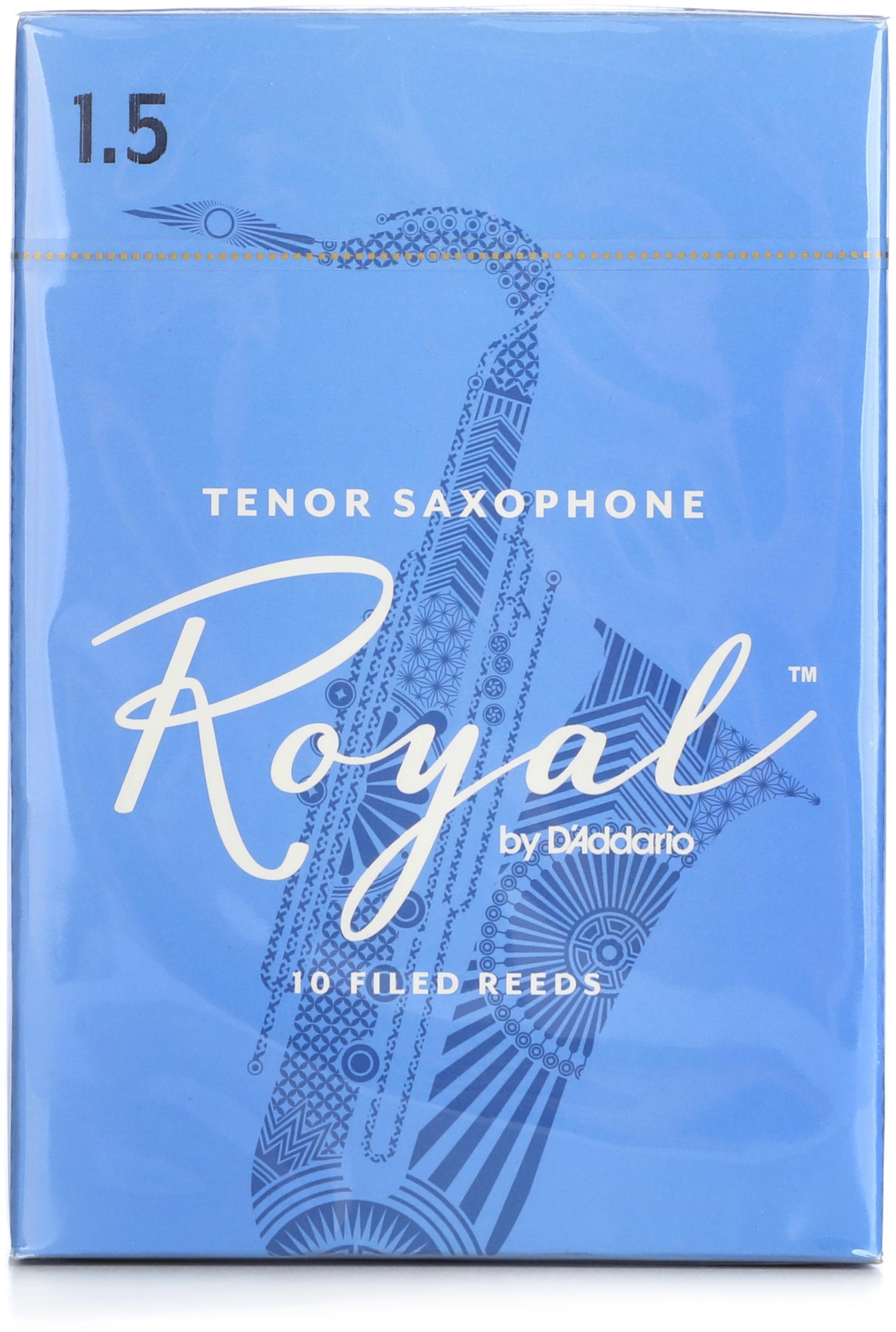 D'Addario Royal Tenor Saxophone Reeds - 1.5, 10-pack | Sweetwater