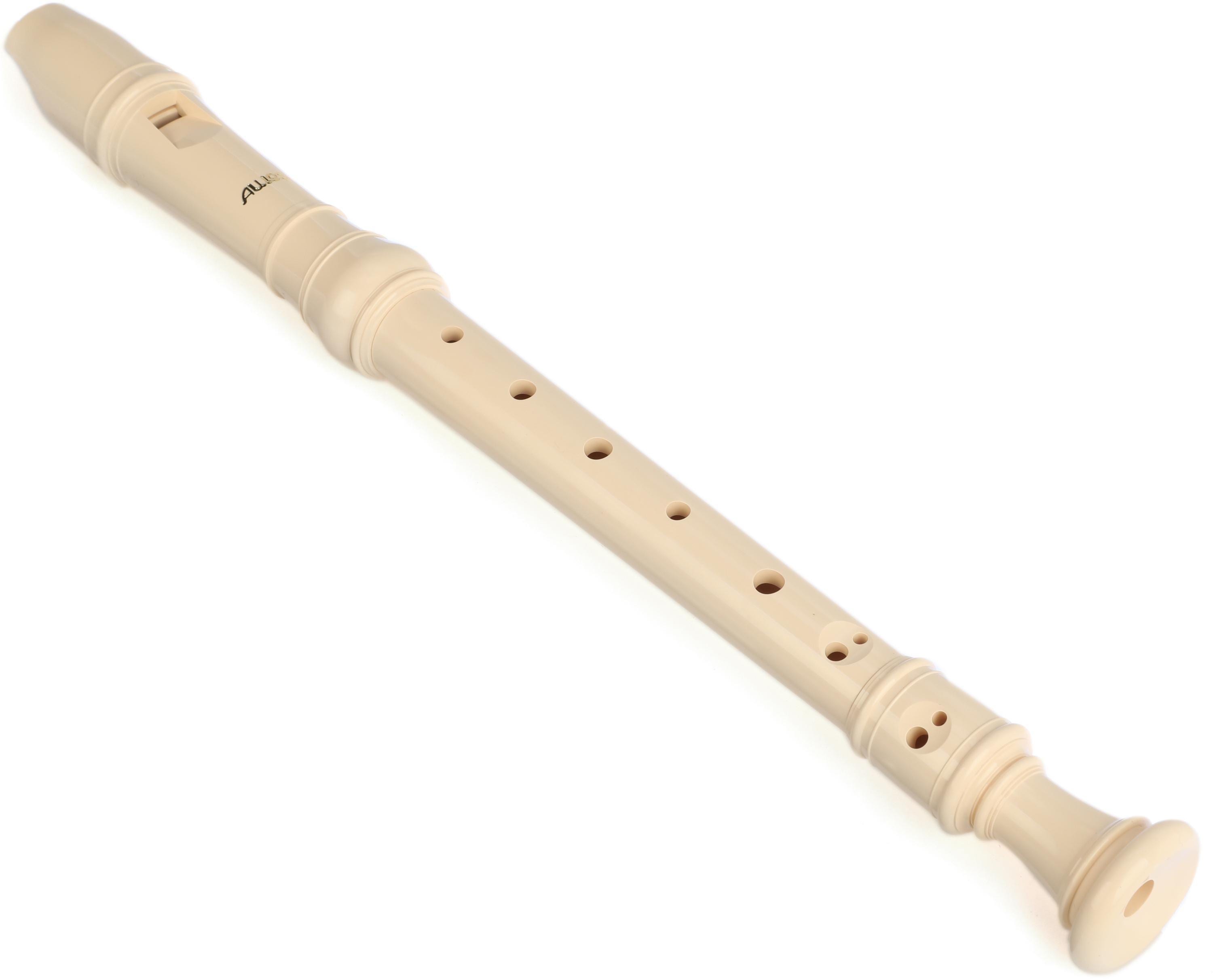 Aulos A303B 3-piece Soprano Recorder - Ivory | Sweetwater