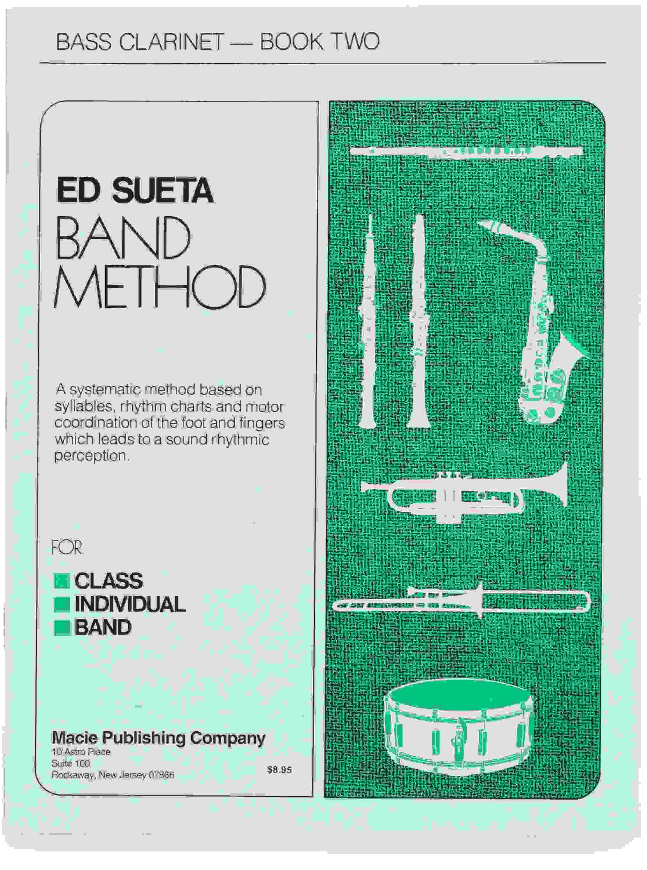 Ed Sueta Music Publications Band Method Book 2 - Bass Clarinet | Sweetwater