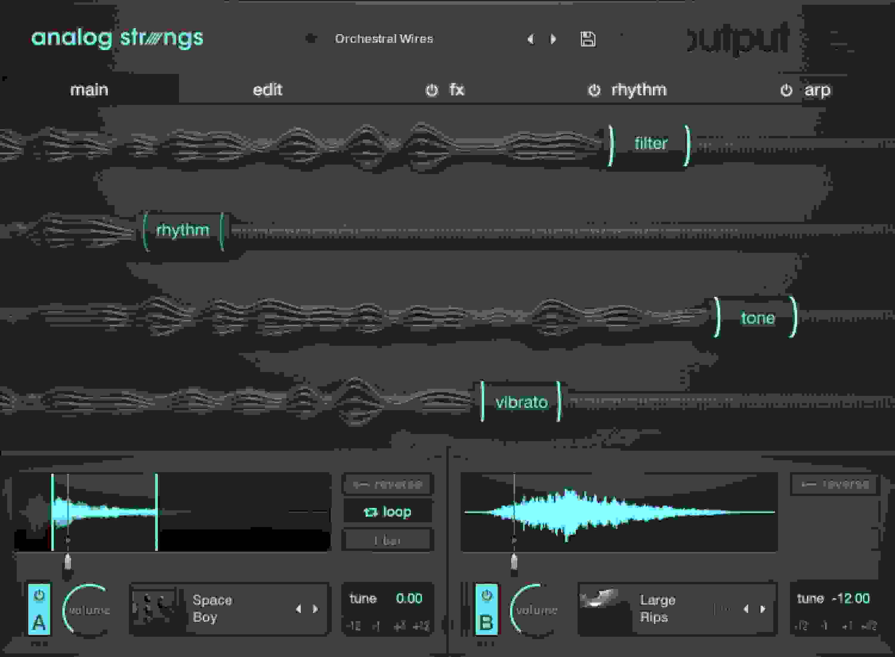 Output Analog Strings Plug-in | Sweetwater