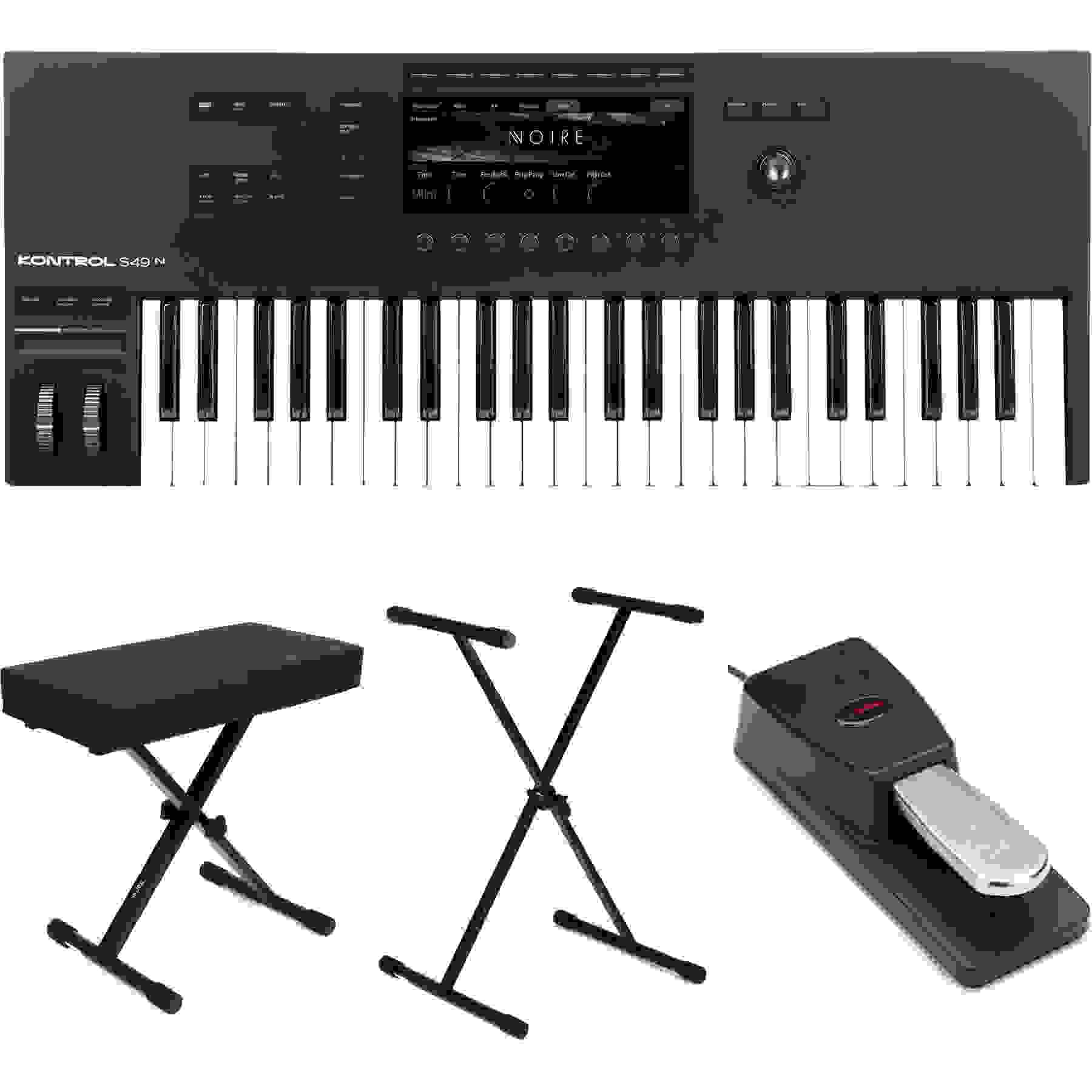 Native Instruments Kontrol S49 Mk3 49-key Smart Keyboard Controller ...