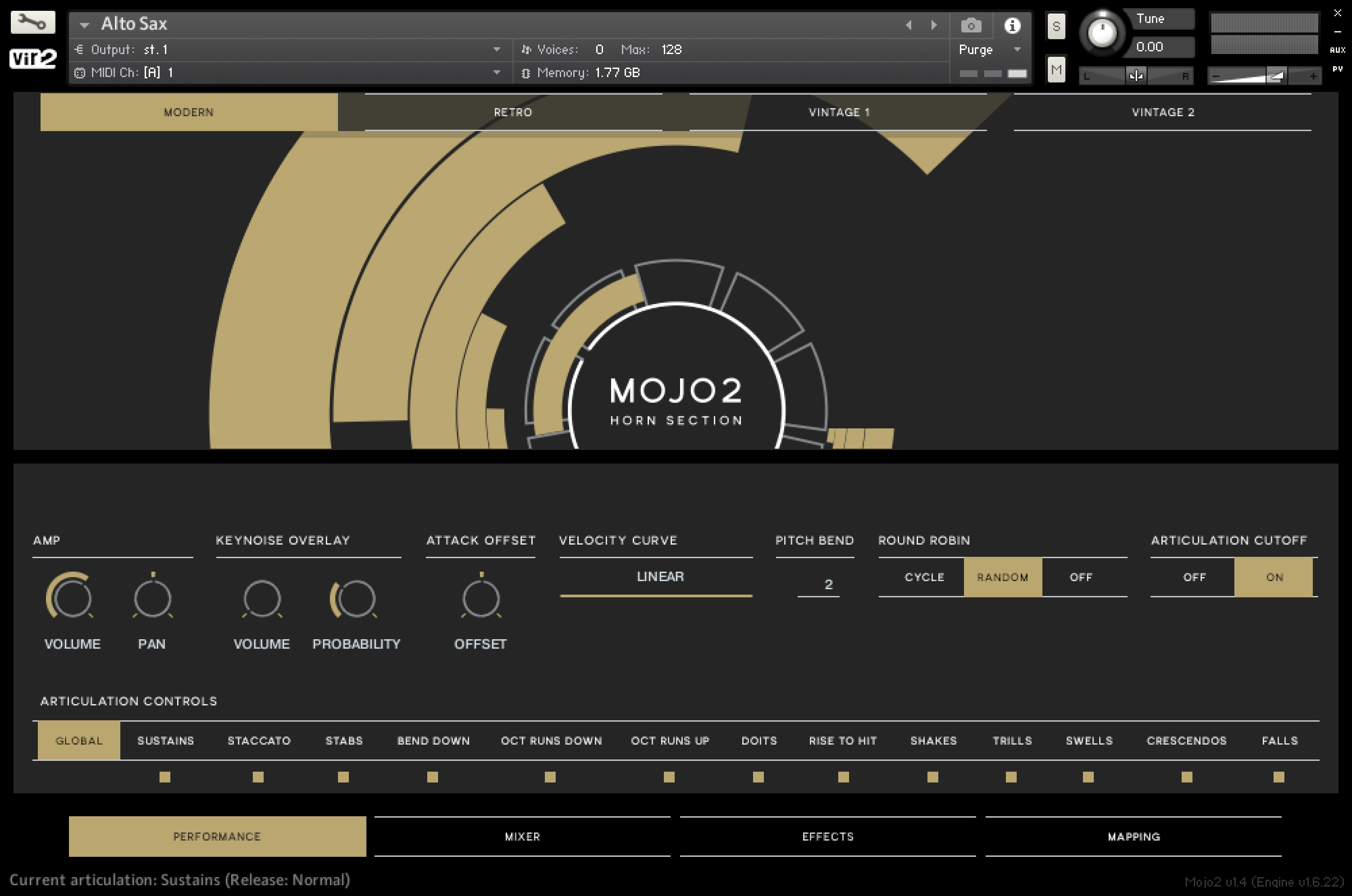 Vir2 MOJO 2 Horn Section Virtual Instrument Software | Sweetwater