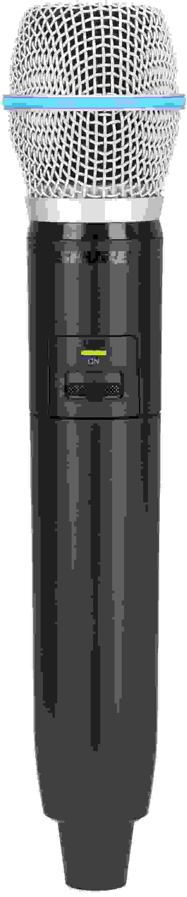 Shure GLXD2+/87A Digital Wireless Handheld Transmitter with BETA 87A Capsule | Sweetwater