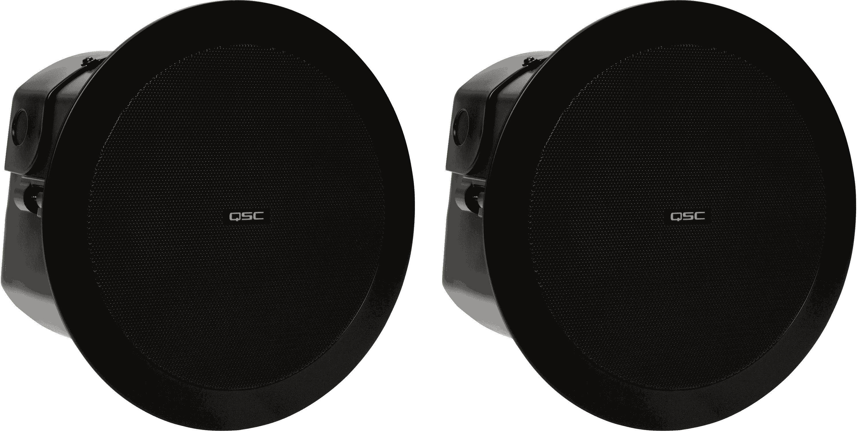 QSC AcousticDesign AD-C4T 4.5-inch 2-way Ceiling Speaker - Black ...