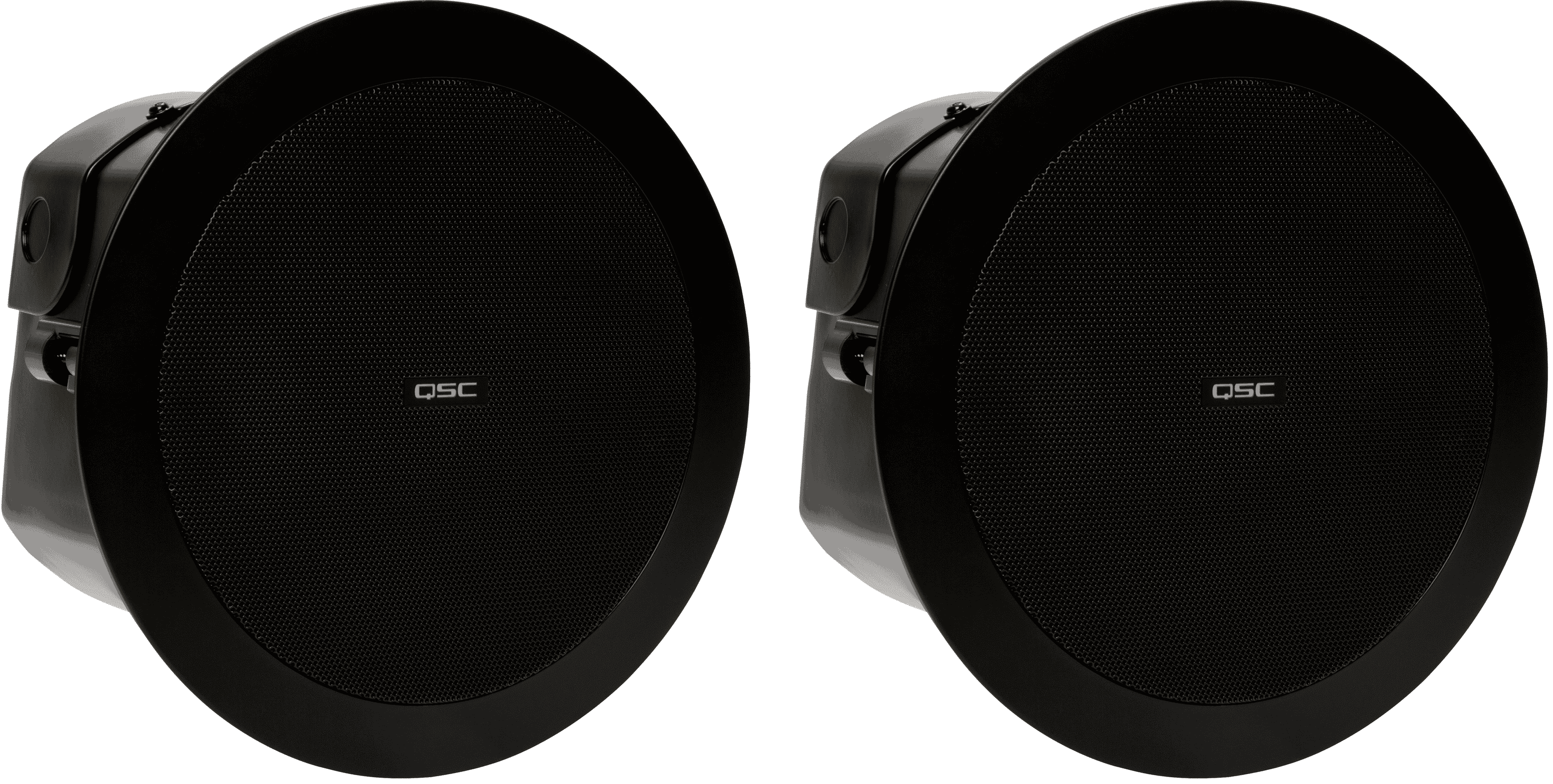 QSC AcousticDesign AD-C4T 4.5-inch 2-way Ceiling Speaker - Black ...
