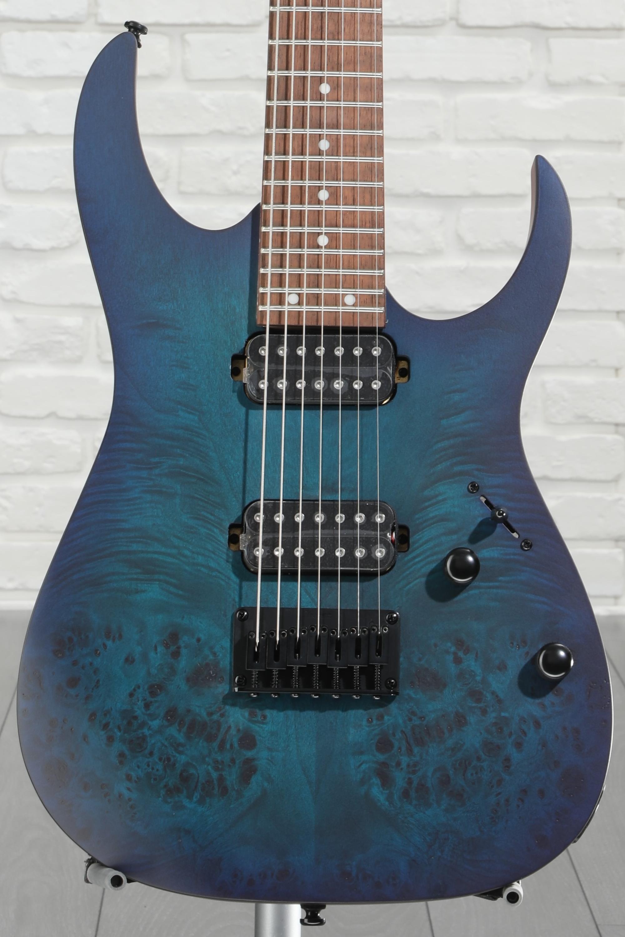 Ibanez RG7421PB Electric Guitar - Sapphire Blue Flat | Sweetwater