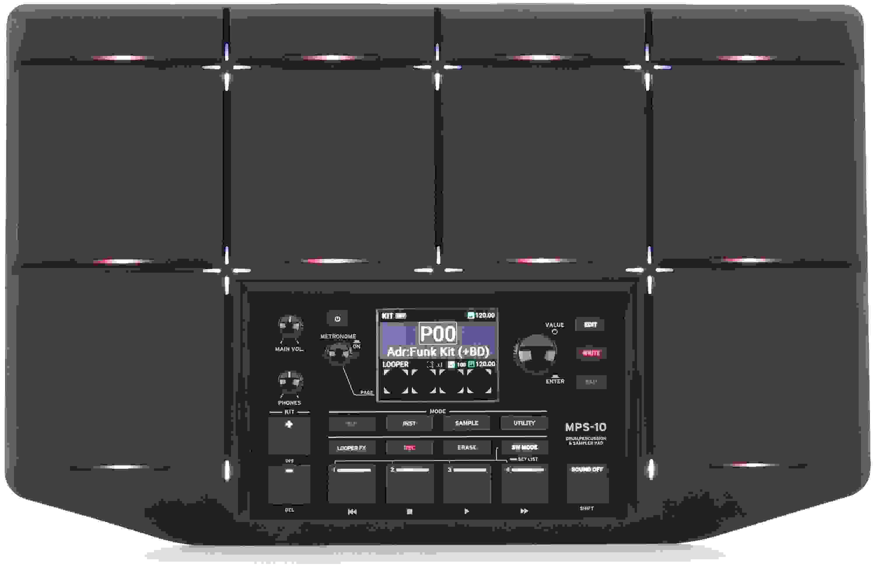 Korg MPS-10 Drum, Percussion and Sampler Pad | Sweetwater