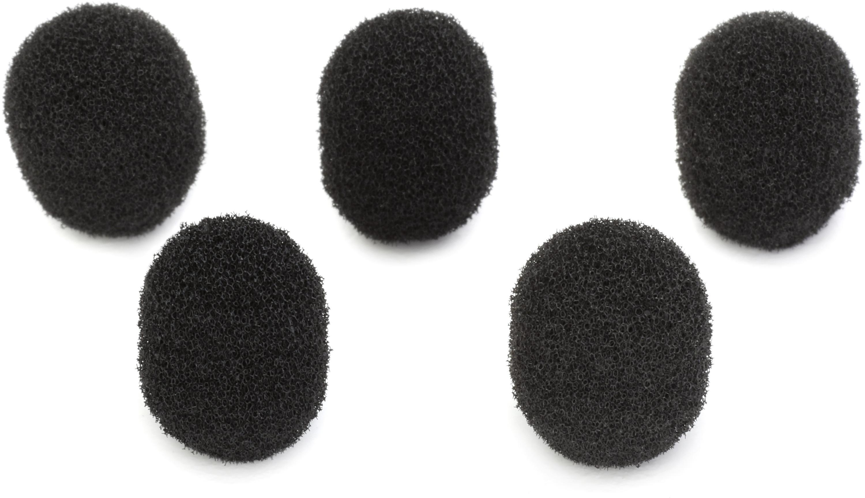 DPA DUA9531-B Subminiature Foam Windscreen - Black (5-pack) | Sweetwater