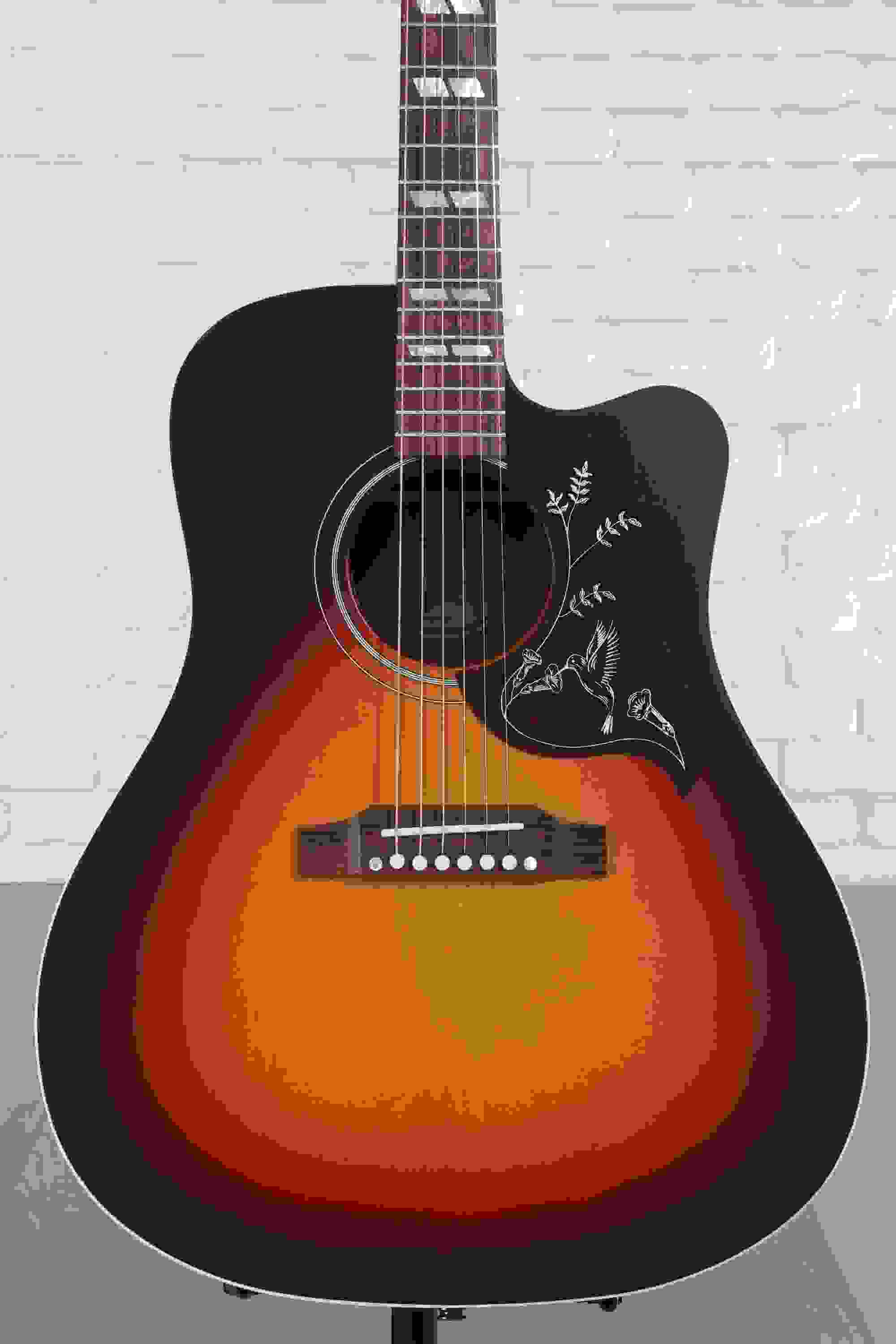 Gibson Acoustic Hummingbird Studio EC Acoustic-electric Guitar - Tri ...