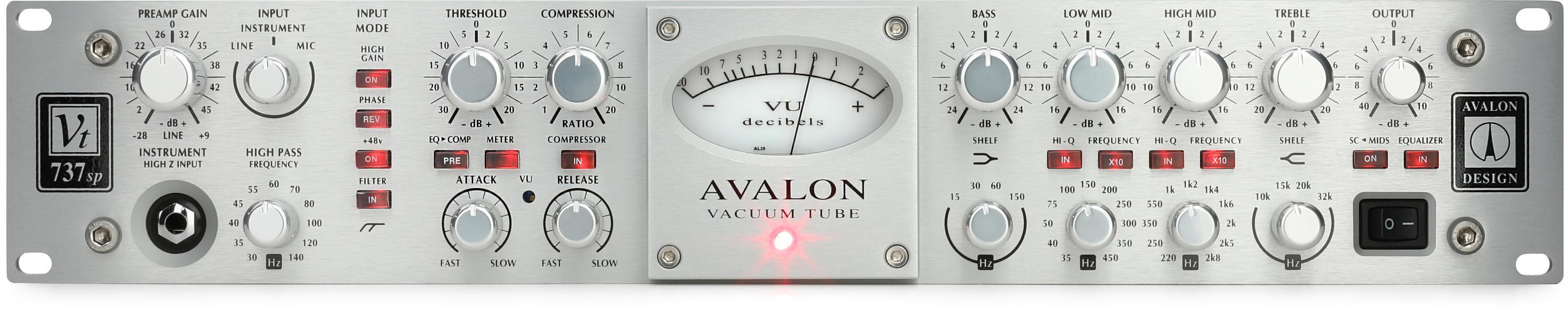 Avalon VT-737sp Tube Channel Strip | Sweetwater