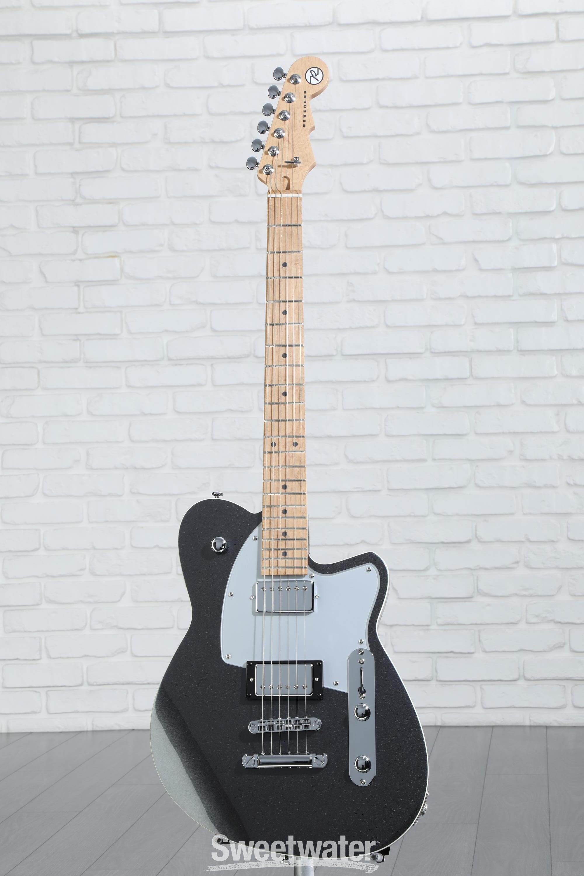 Reverend Charger HB Solidbody Electric Guitar - Gunmetal | Sweetwater