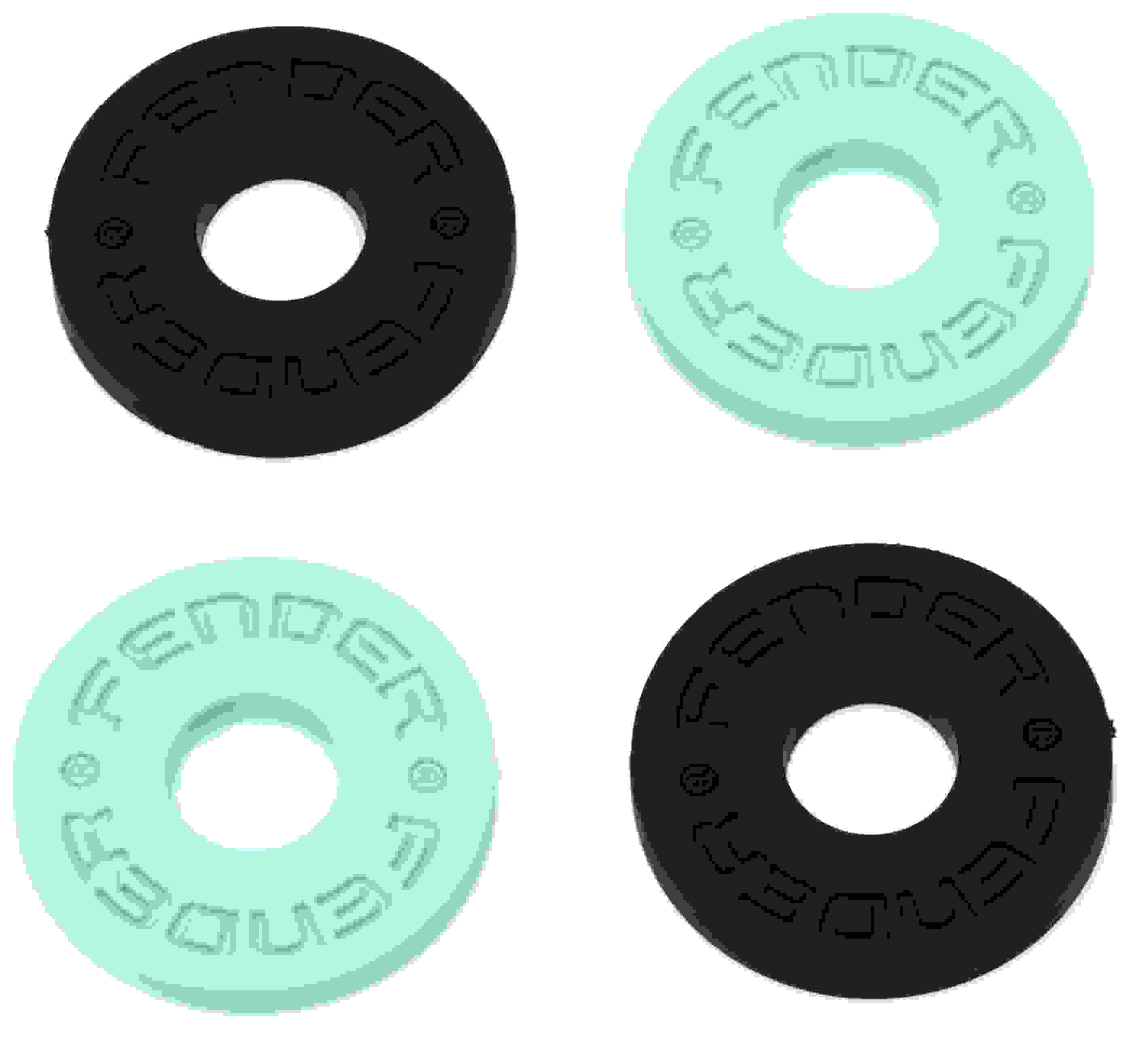 Fender Strap Blocks Strap Locking System (set of 4) - Black / Surf ...