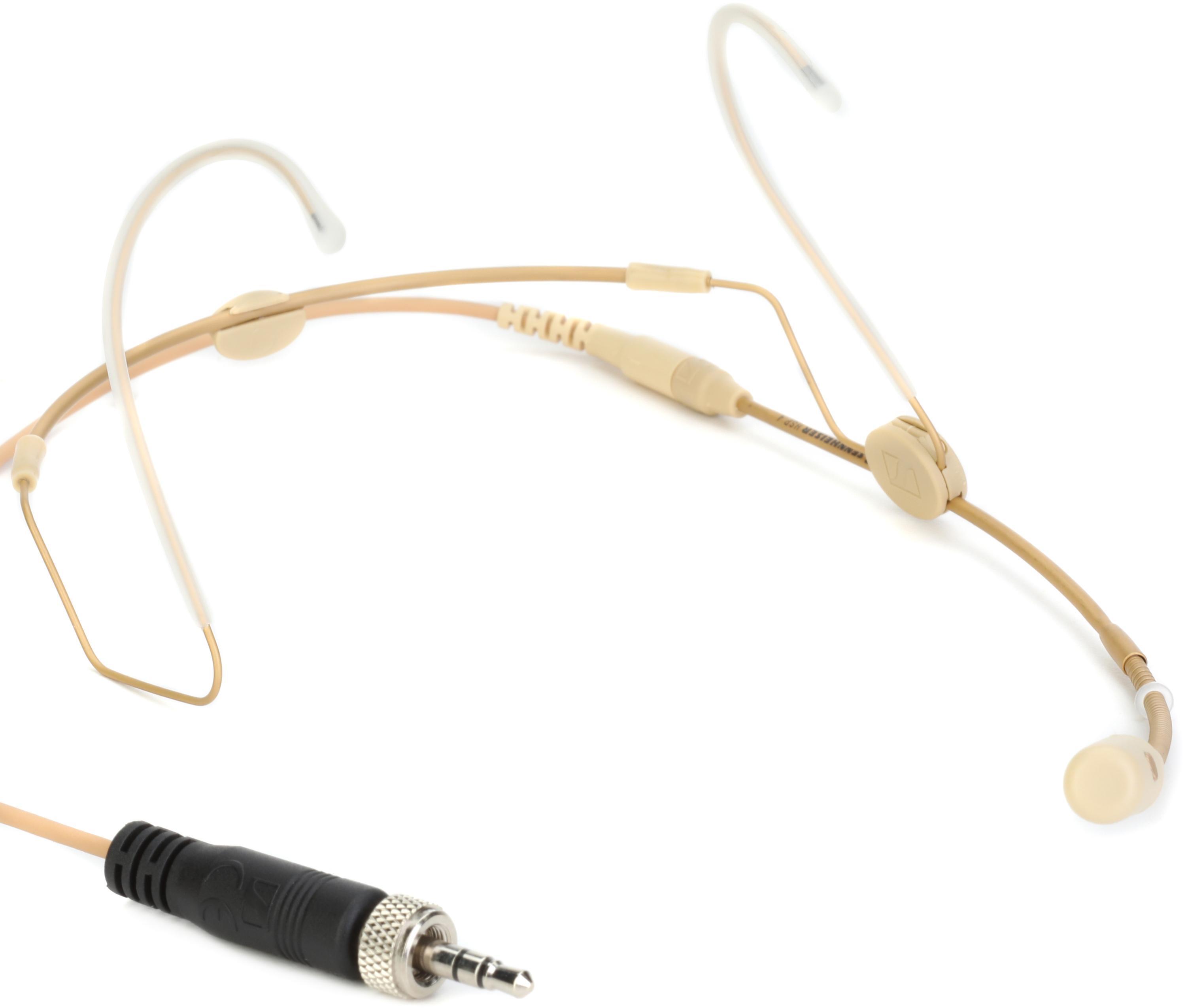 Sennheiser HSP 4-EW-3 Dual-ear Cardioid Condenser Headworn Microphone ...
