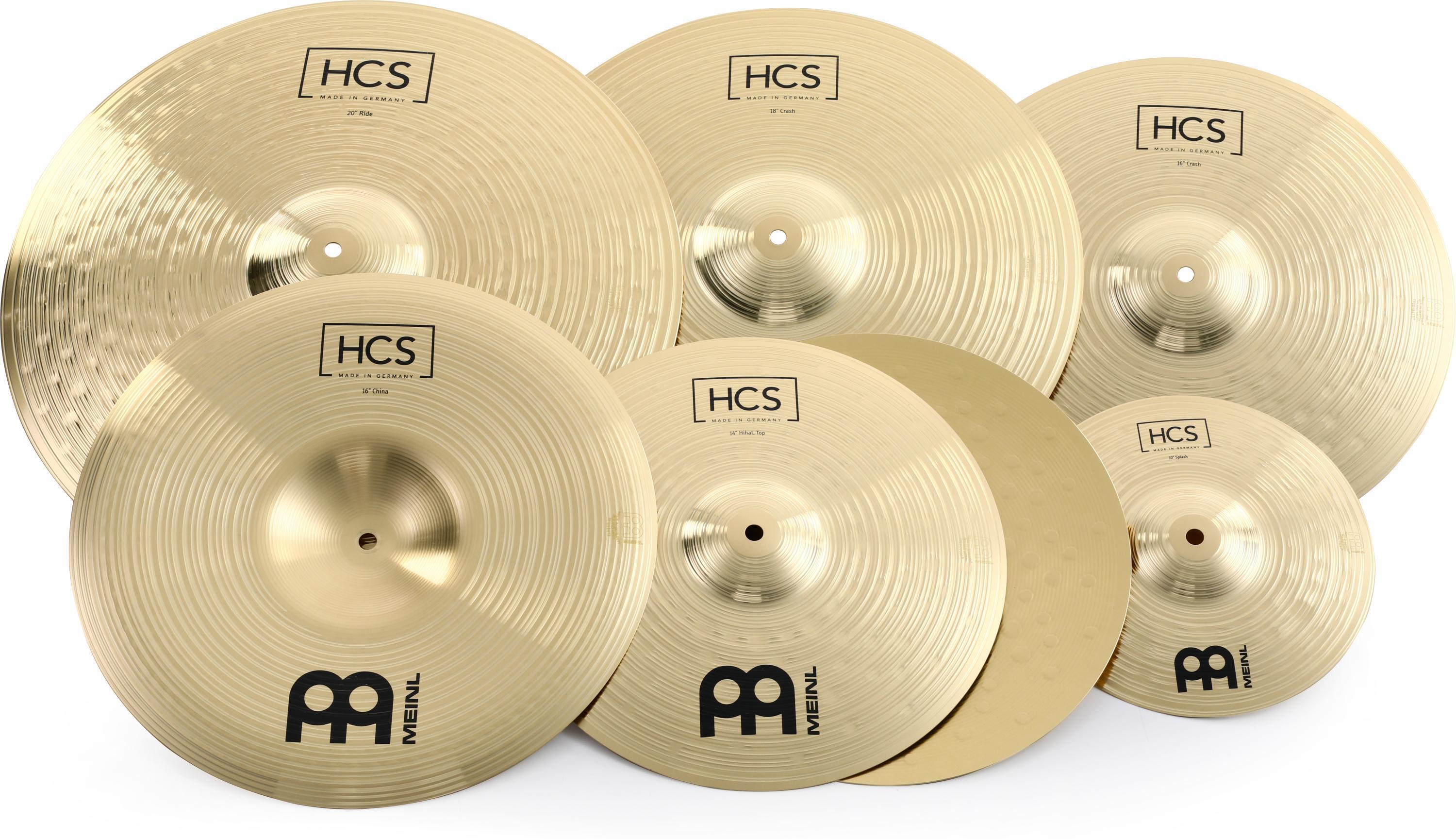 Meinl Cymbals HCS Super Set - 10/14/16/16/18/20 inch | Sweetwater