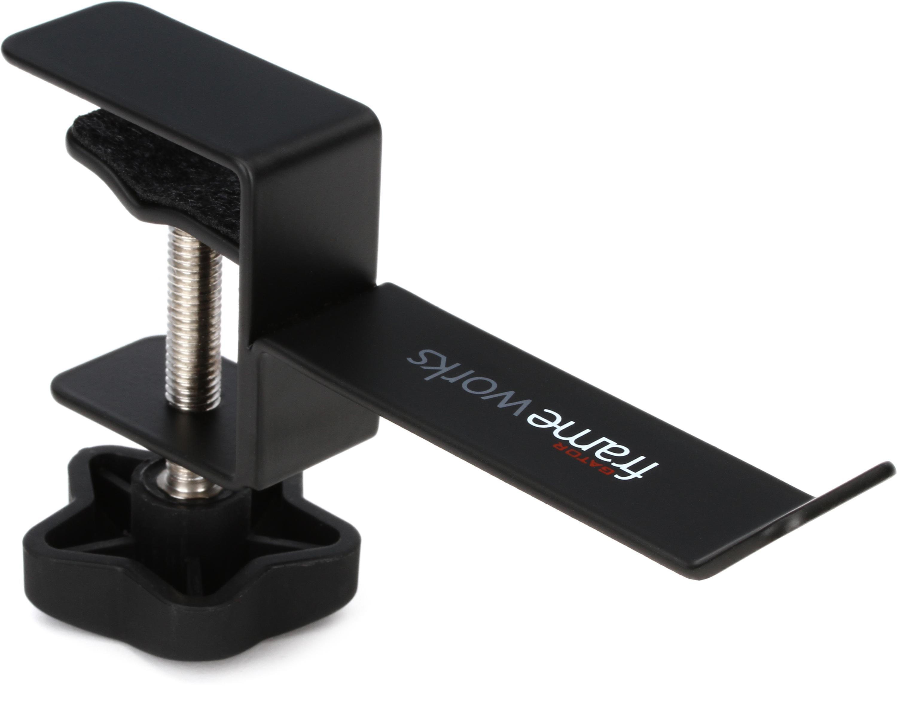 Gator Frameworks GFW-HP-HANGERDESK Headphone Hanger For Desks | Sweetwater