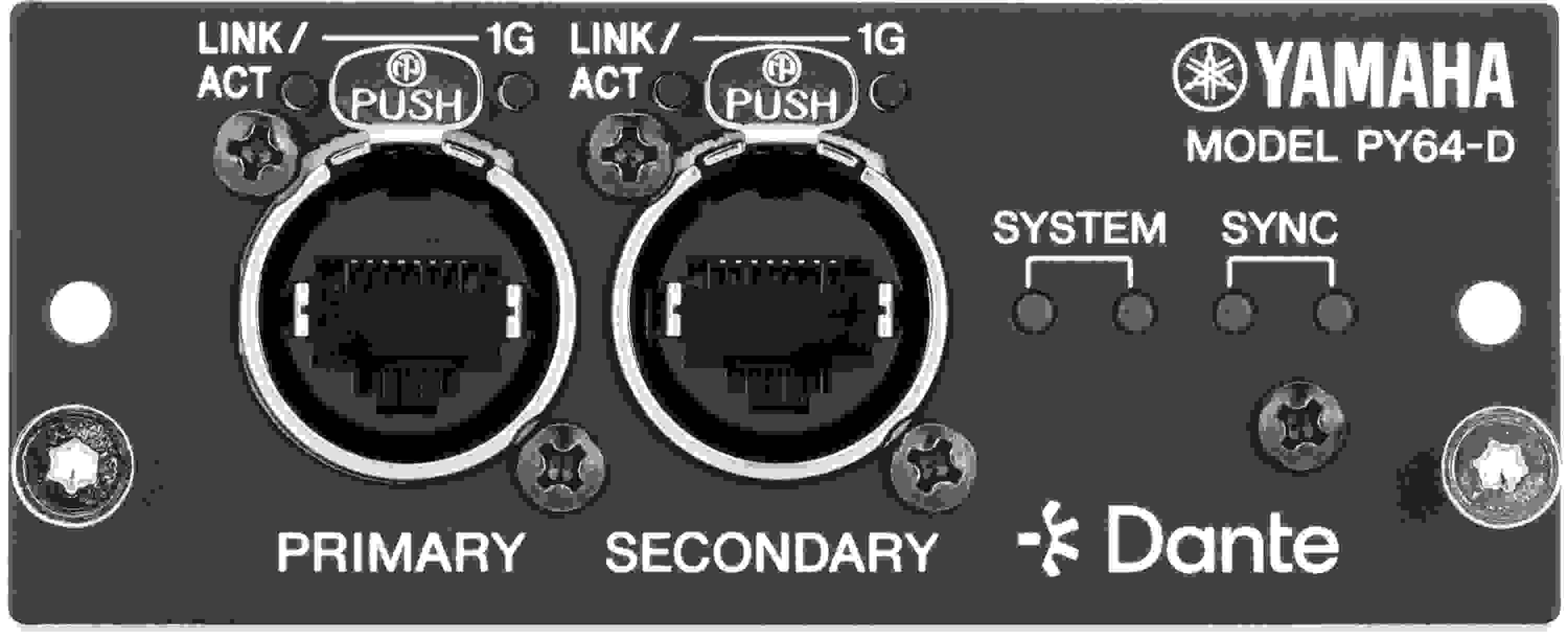 Yamaha PY64-D 64 x 64 Dante Expansion Card For DM7 Series Consoles | Sweetwater