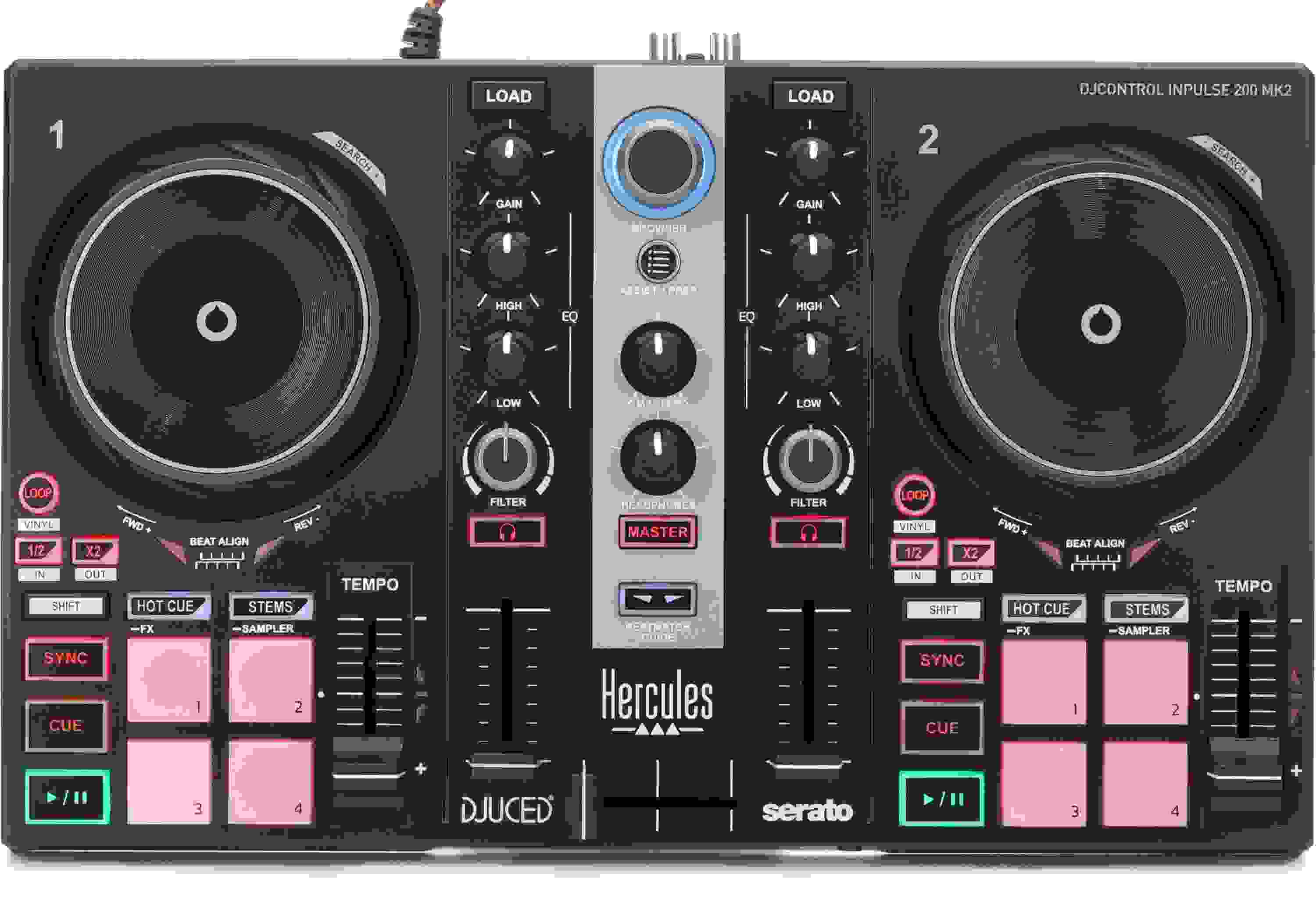 Hercules DJ DJControl Inpulse 200 mk2 2-channel DJ Controller | Sweetwater