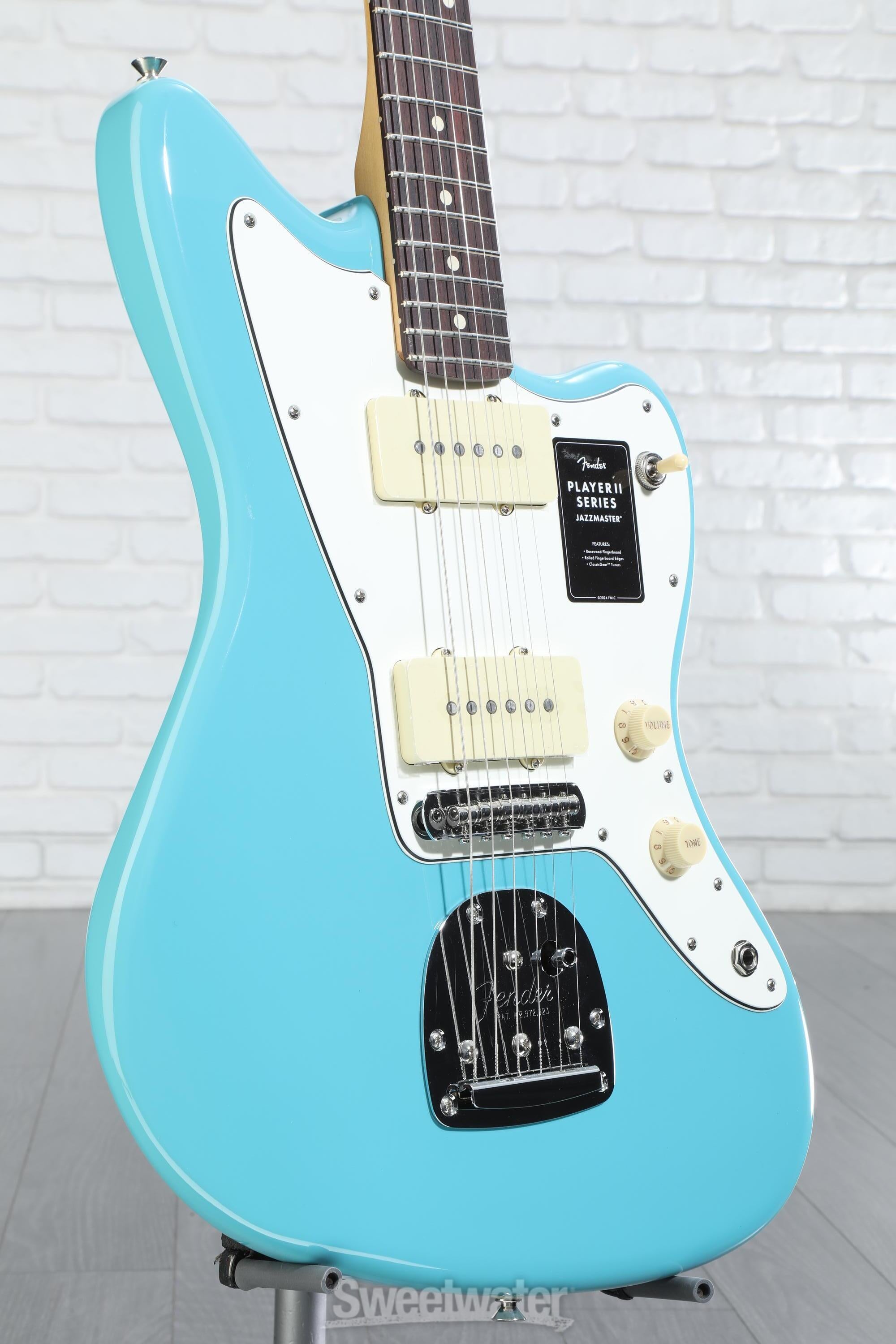Fender Player II Jazzmaster Electric Guitar - Aquatone Blue | Sweetwater