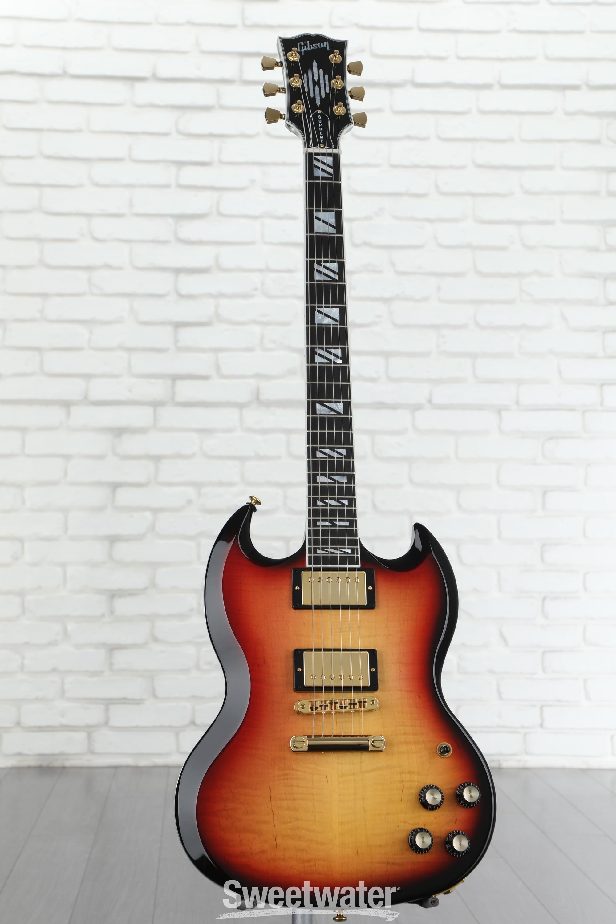 Gibson SG Supreme Electric Guitar - Fireburst | Sweetwater