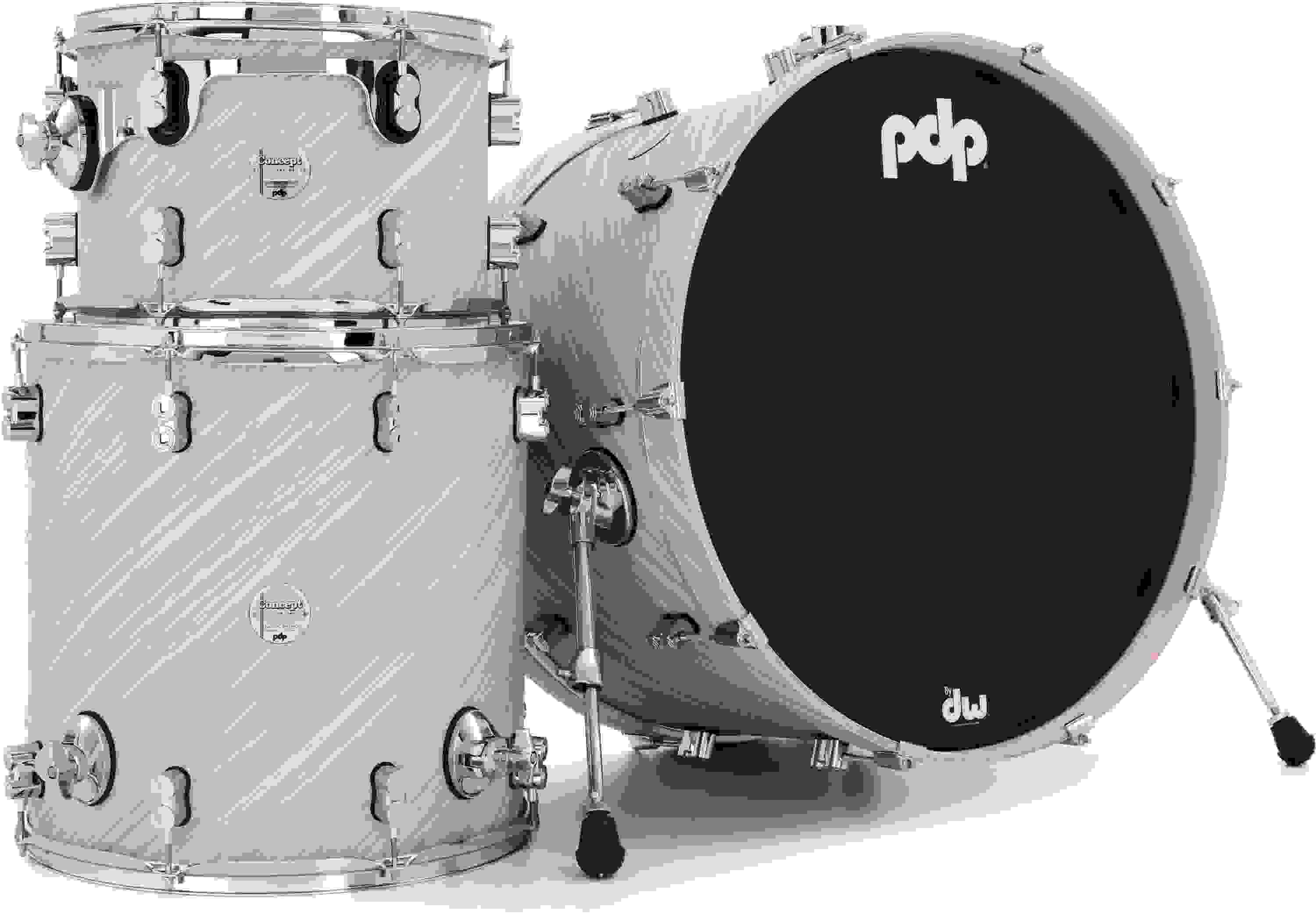 PDP Concept Maple Rock 3-piece Shell Pack - Twisted Ivory | Sweetwater