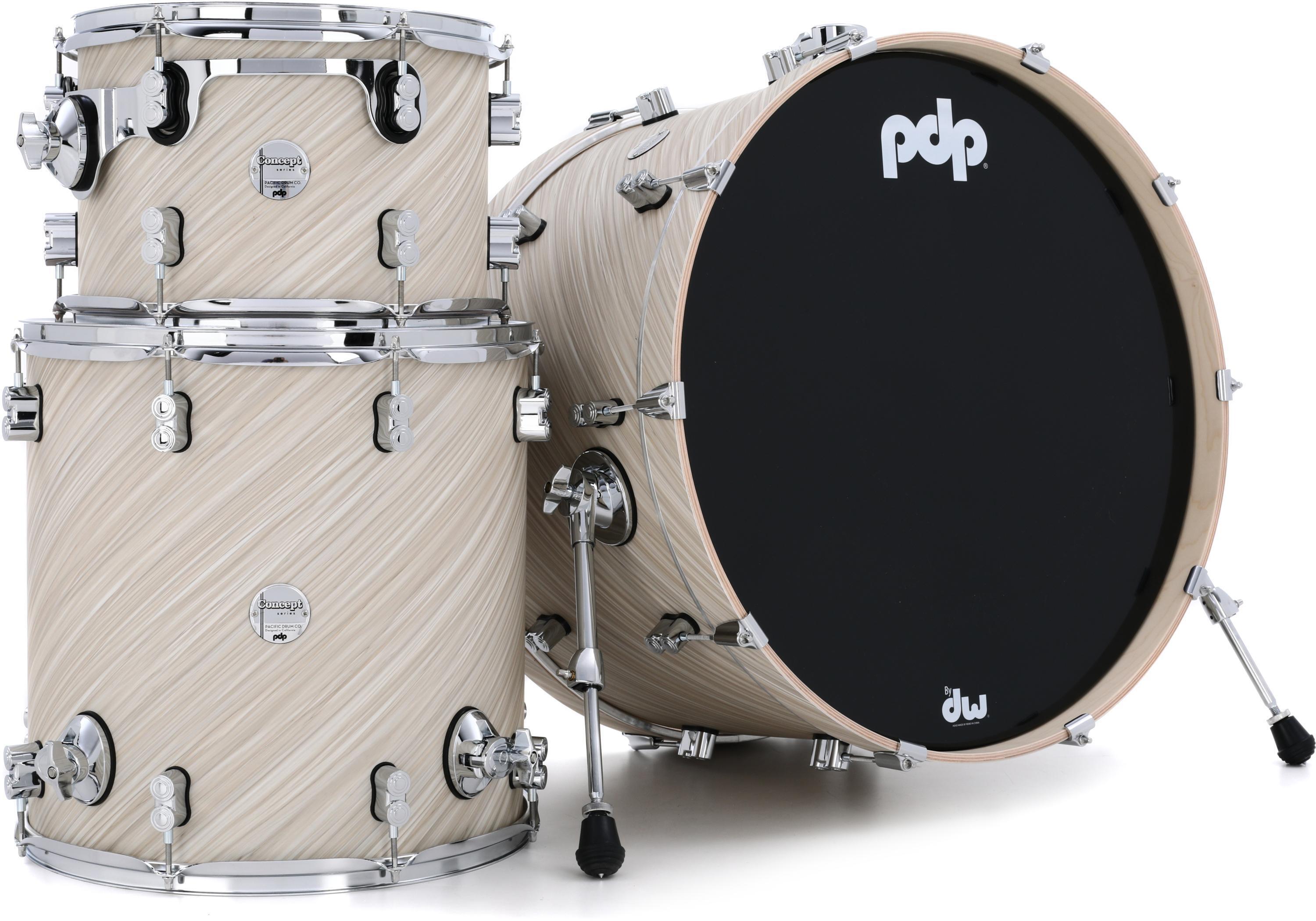 PDP Concept Maple Rock 3-piece Shell Pack - Twisted Ivory | Sweetwater