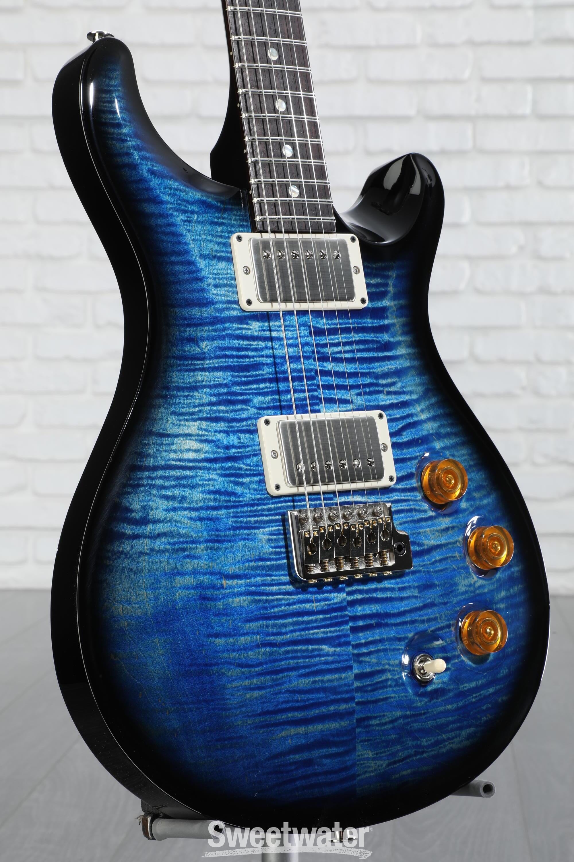 PRS DGT Electric Guitar with Moon Inlays - Faded Blue Jean Wraparound ...