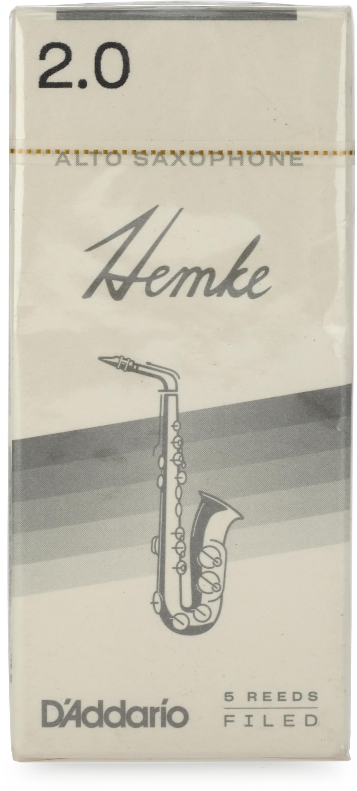 D'Addario RHKP5ASX200 - Frederick L. Hemke Alto Saxophone Reeds - 2.0 ...