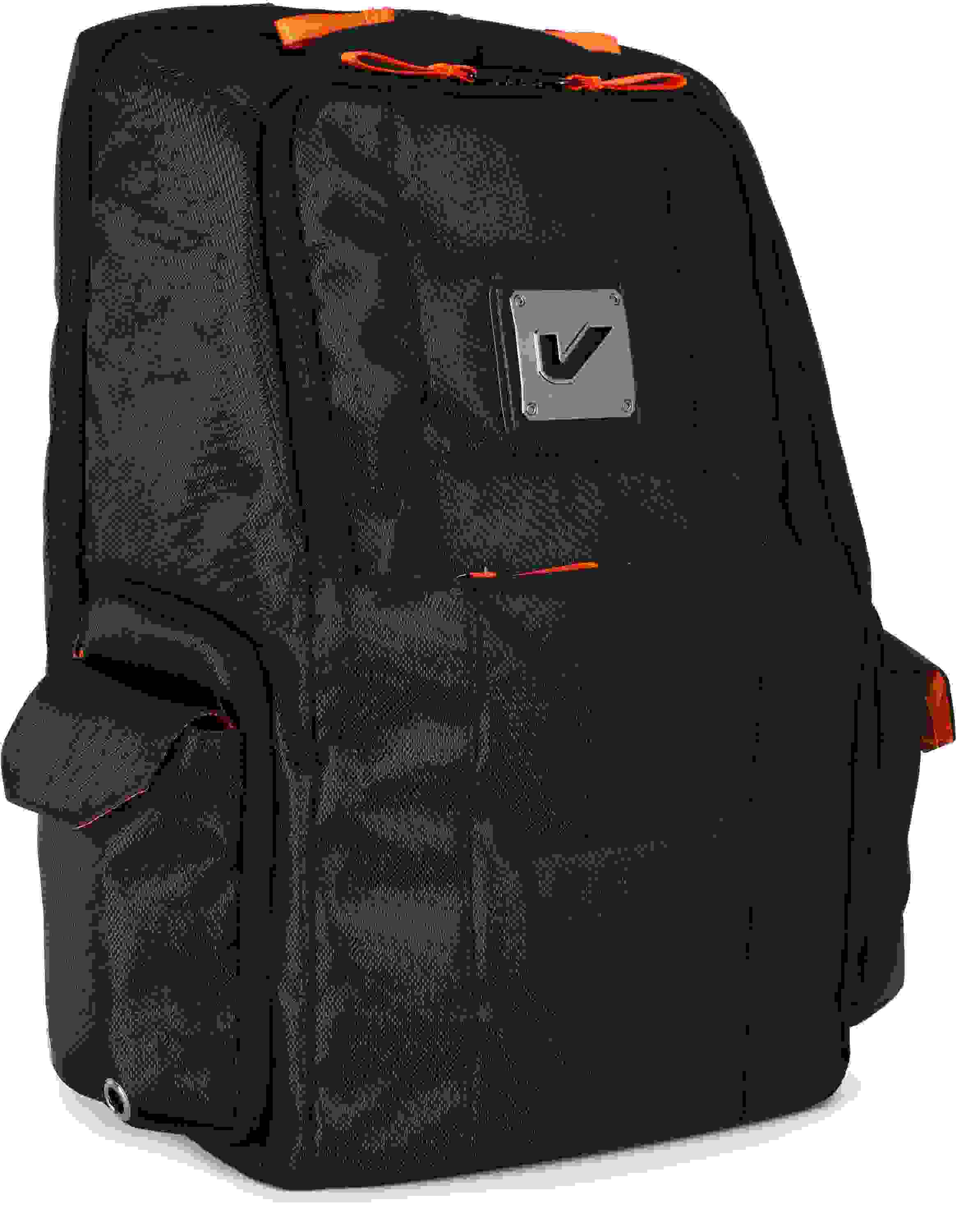 Gruv Gear Club Bag Tech Backpack - Classic Black/Orange | Sweetwater