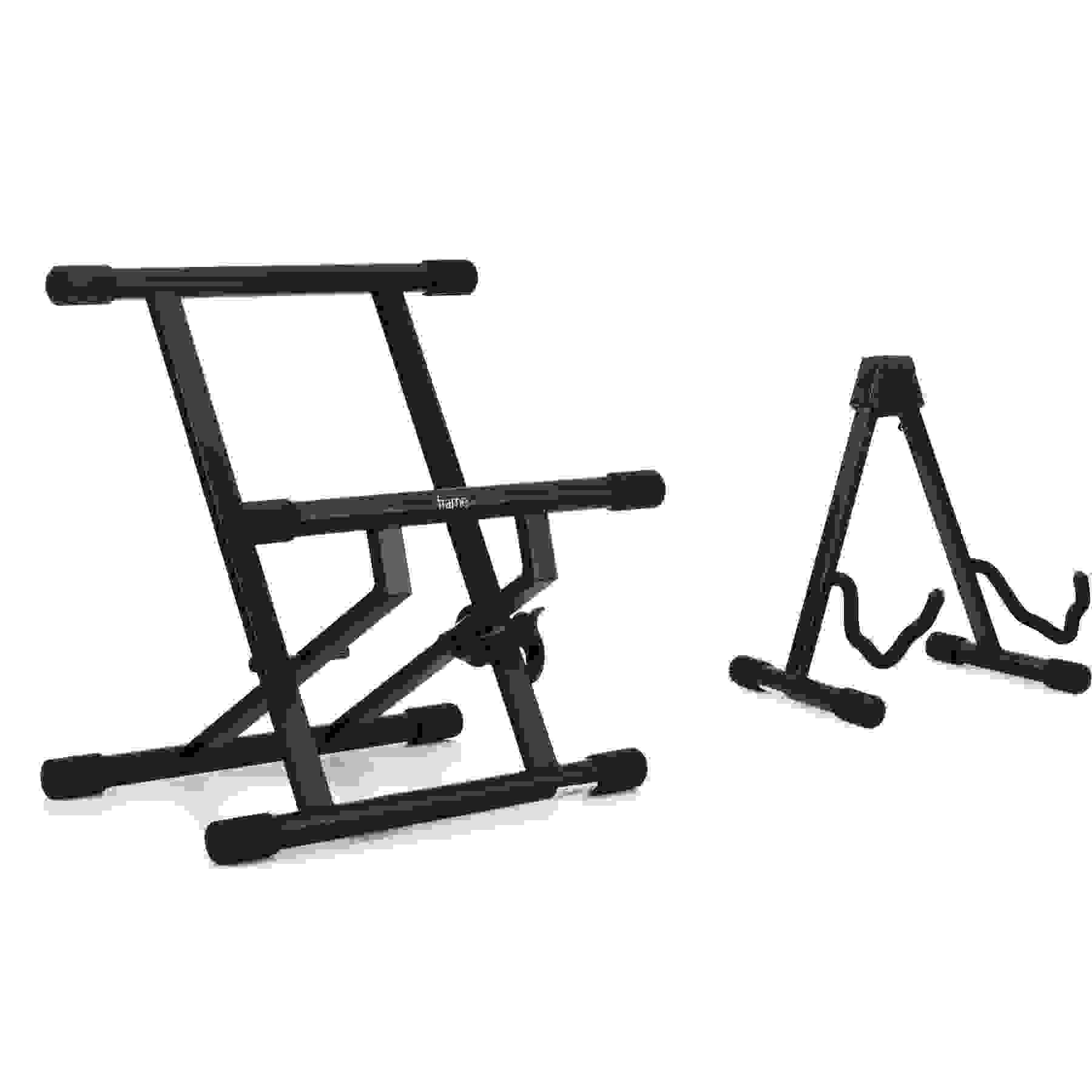Gator Frameworks Gfw Gtr Amp Combo Amp Stand And Guitar Stand Sweetwater