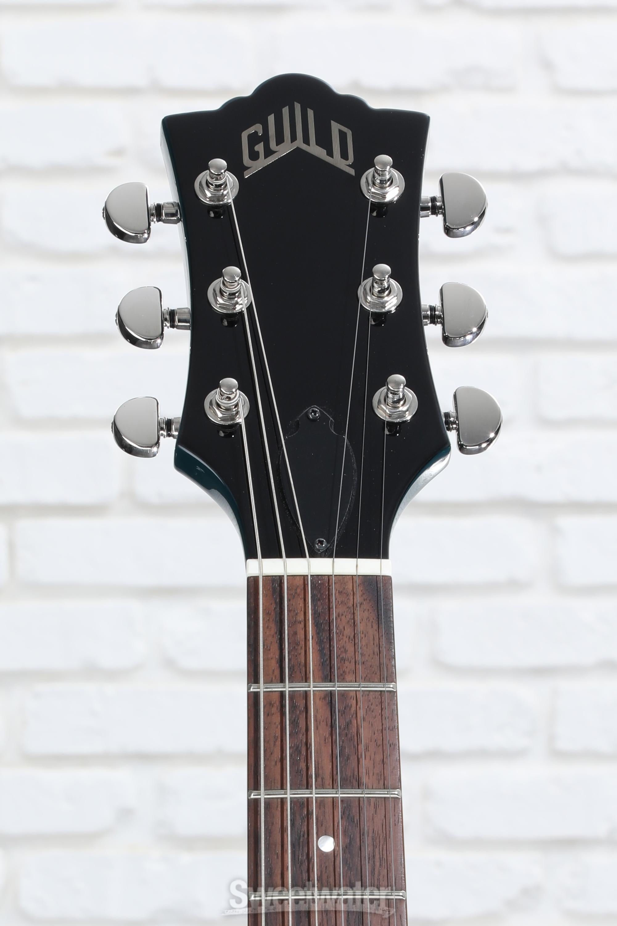 Guild Polara Electric Guitar - Blue Steel | Sweetwater