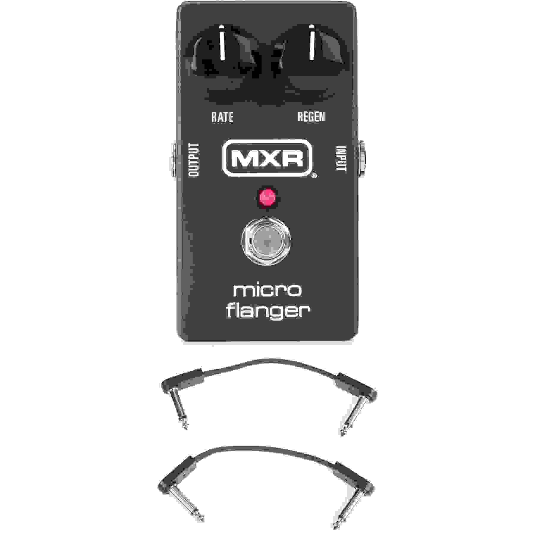 MXR M152 Micro Flanger Pedal with EBS Patch Cables | Sweetwater